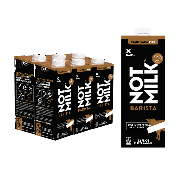 The Not Company Healthy & High Nutritional NotMilk Barista Plant Milk ...