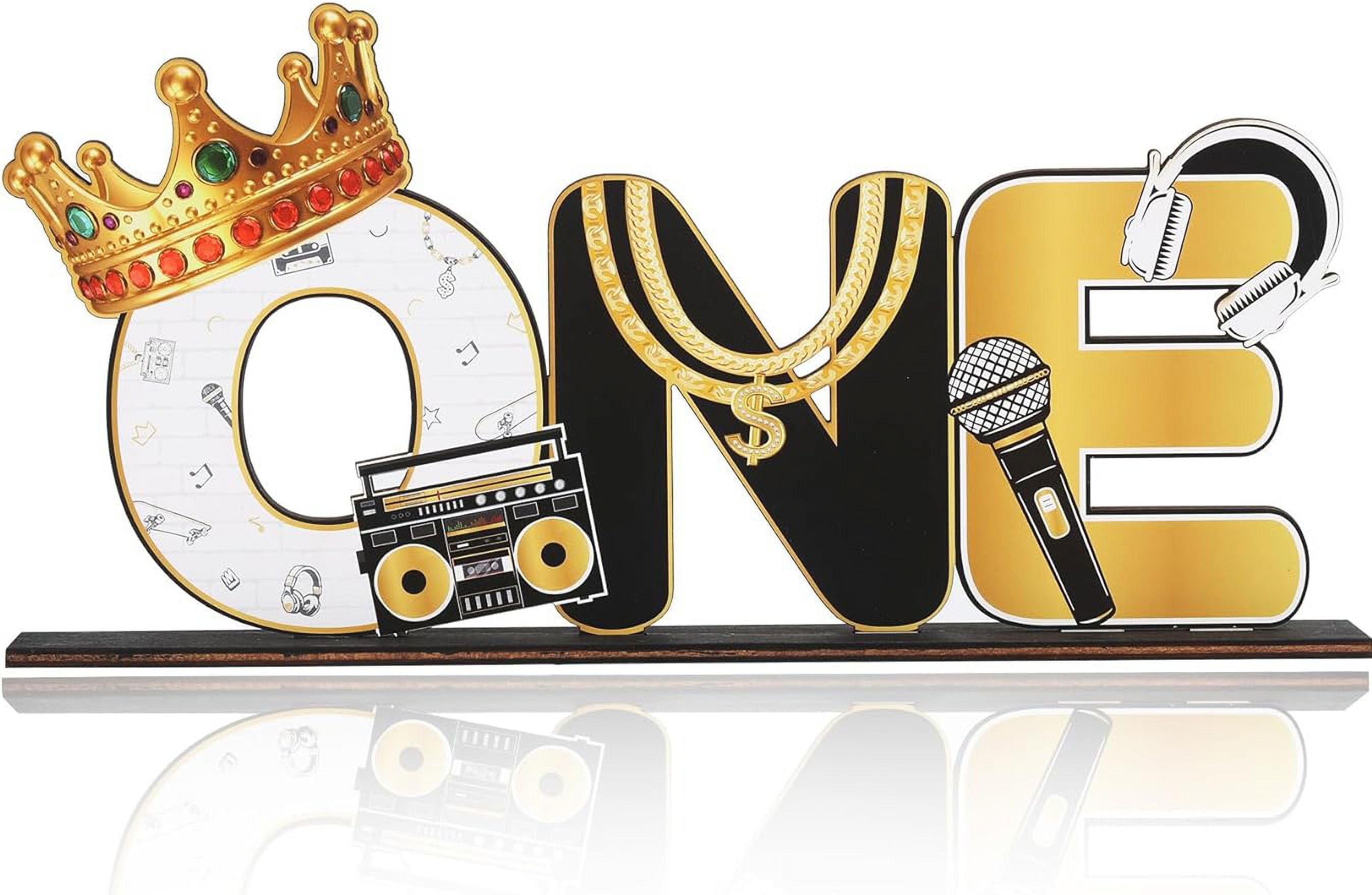 The Notorious One Birthday Decorations, Notorious One Sign for Table ...