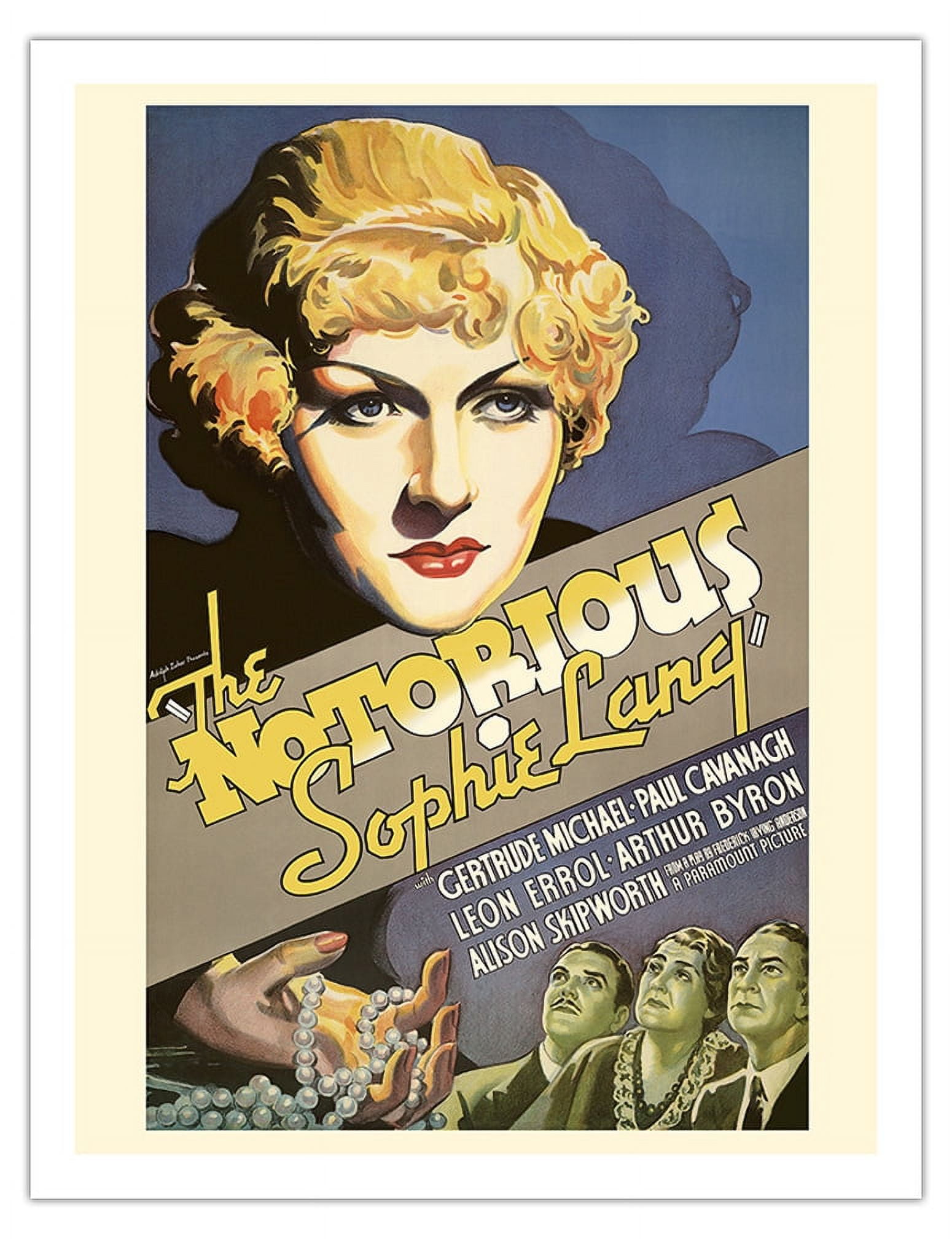 The Notorious Sophie Lang - Starring Gertrude Michael Paul Cavanagh ...