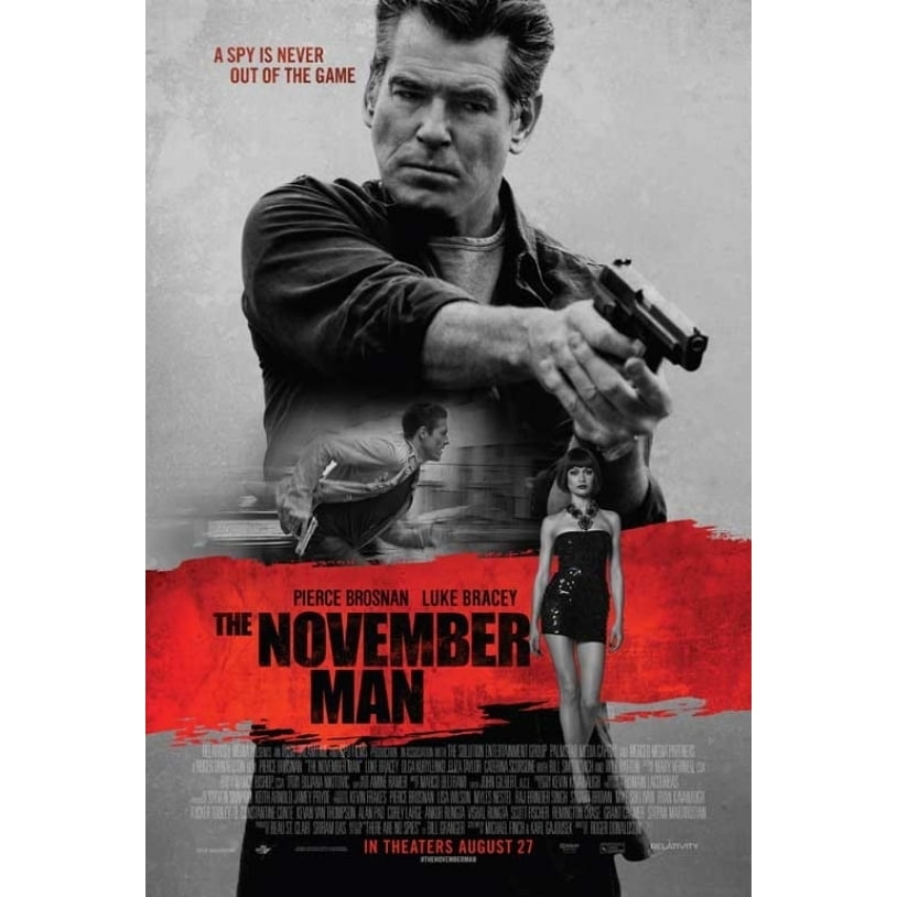 The November Man Movie Poster (11 x 17) - Walmart.com