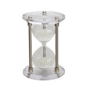 DecMode 4" x 7" Brass Metal Hourglass Sand Timer, 1-Piece - Walmart.com