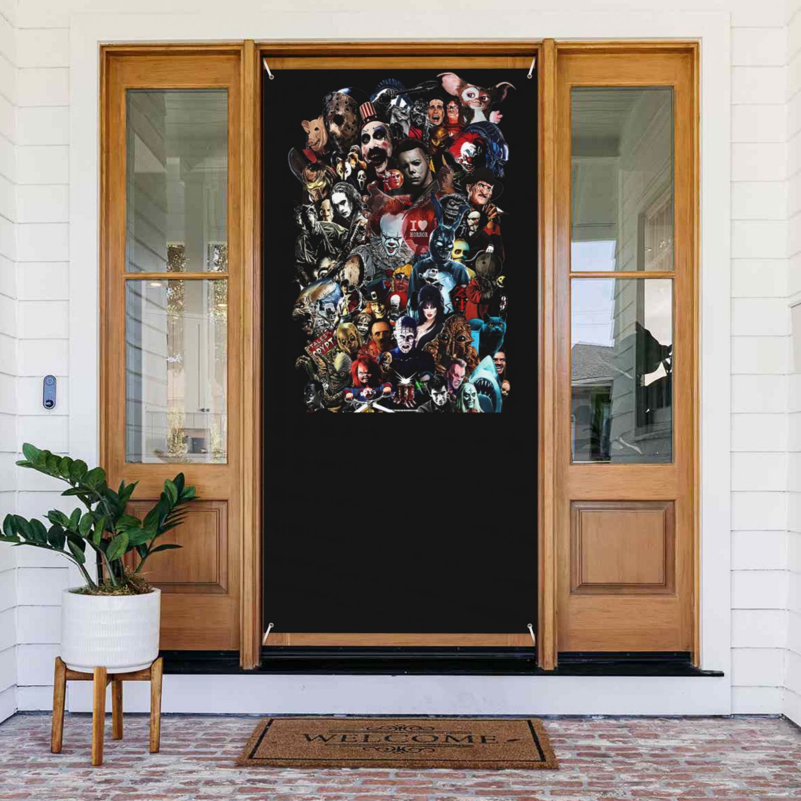 The Nun Valak Door Decoration Banner,Decorations Outdoor Front Porch ...