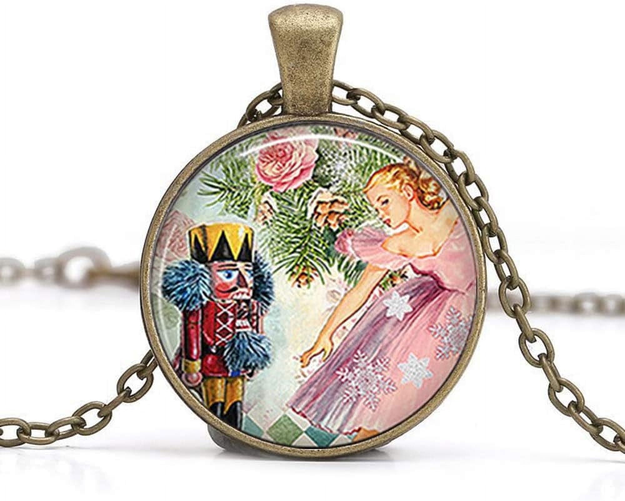 The Nutcracker Ballet Necklace Pendant Glass Photo Charm Jewelry ...