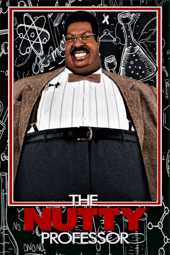 The Nutty Professor 1996 Poster 24x36 - Eddie Murphy Comedy Classic ...