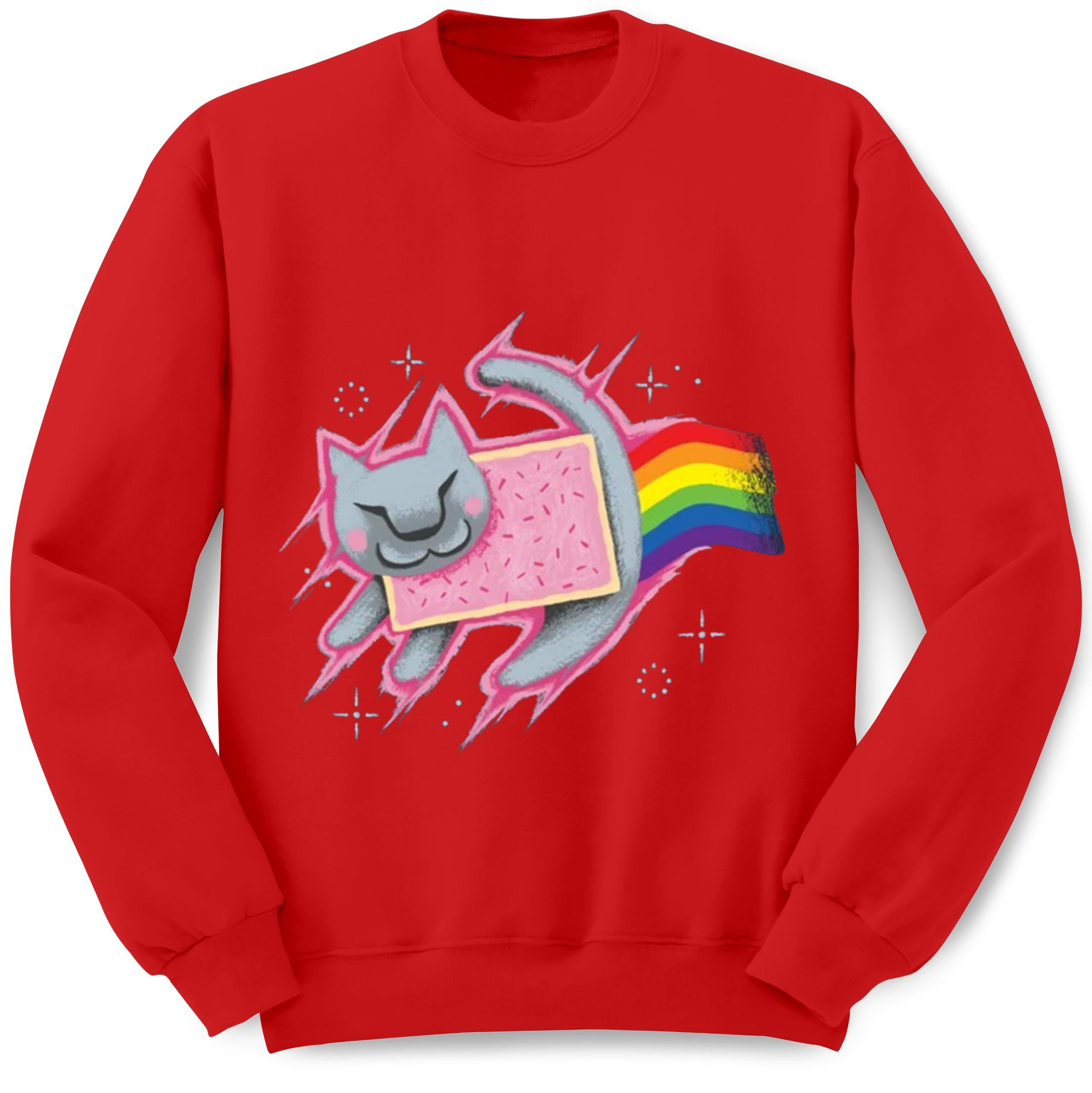 The Nyan King T-Shirt Nyan Cat T-Shirt - Walmart.com