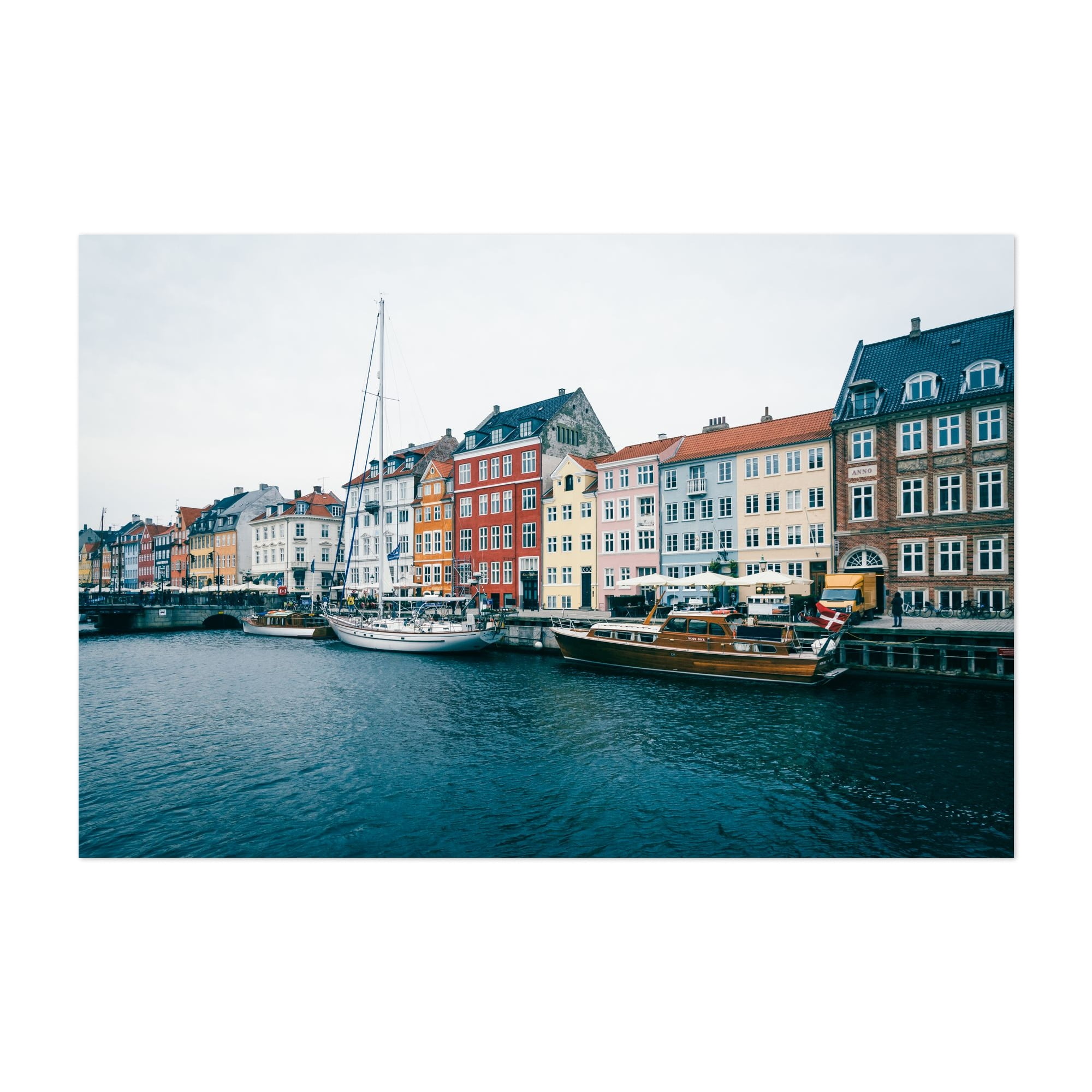 The Nyhavn Canal - Copenhagen Denmark Photography Harbor Boat ...
