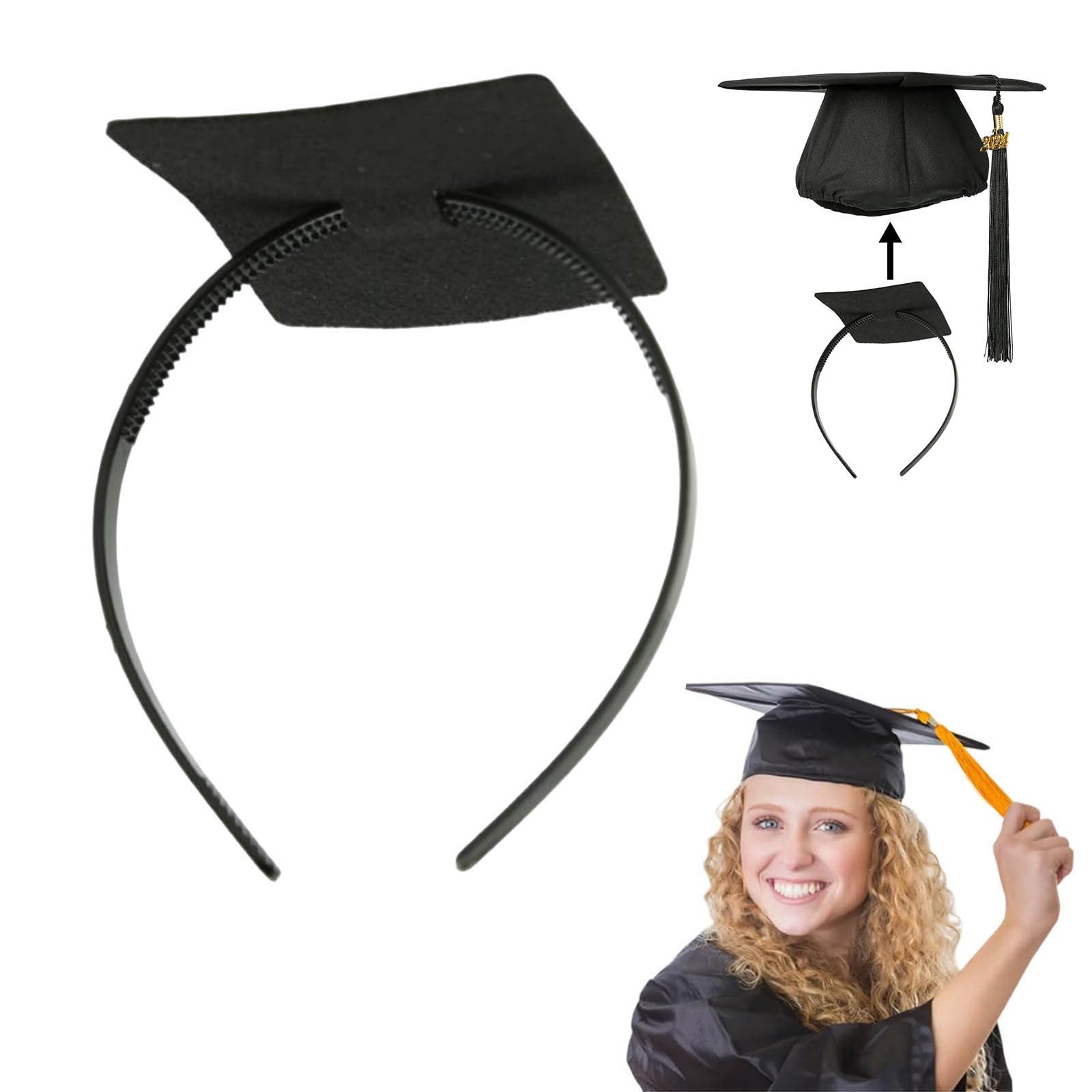 The ORIGINAL GradCapBand – Secure Your Graduation Cap on Natural Hair ...