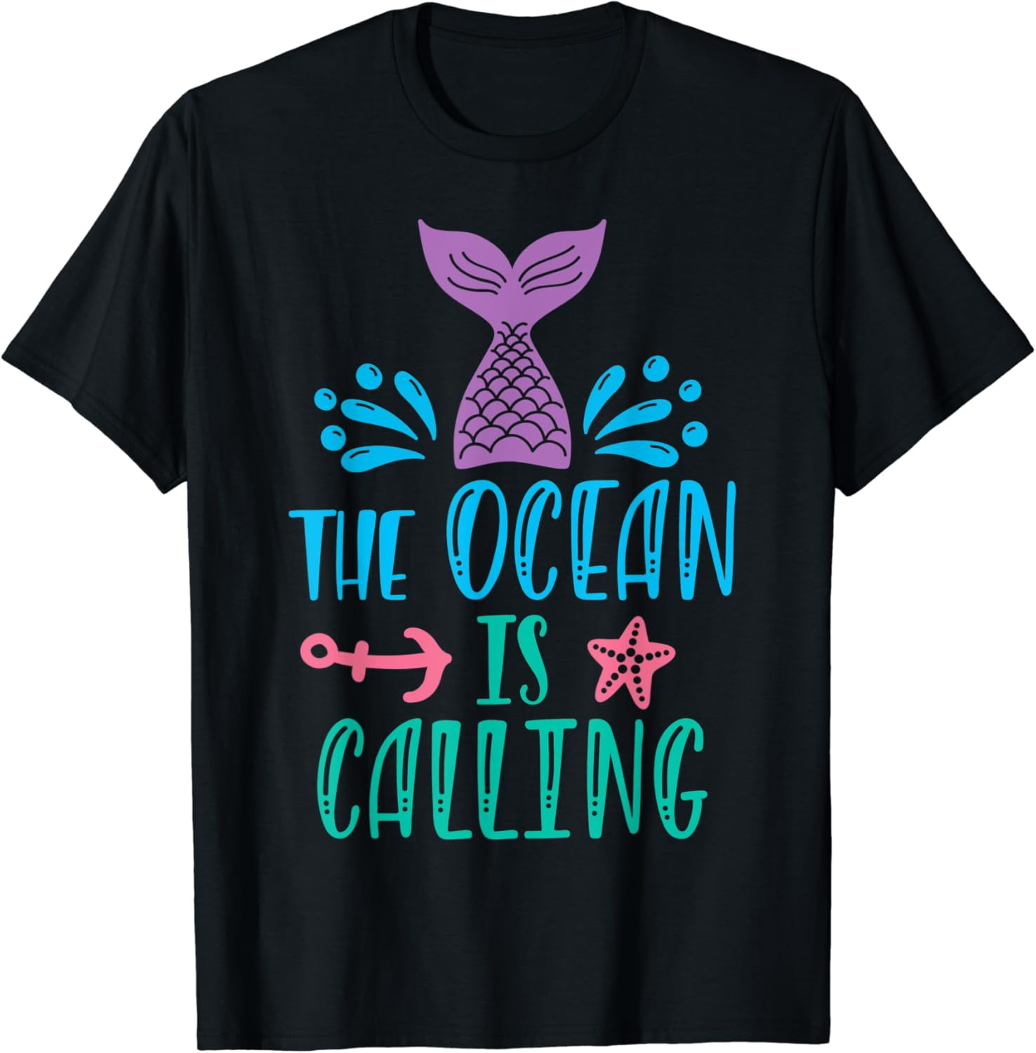 The Ocean Is Calling, Mermaid Tail Women Girl & Gifts By Dimmerch T ...