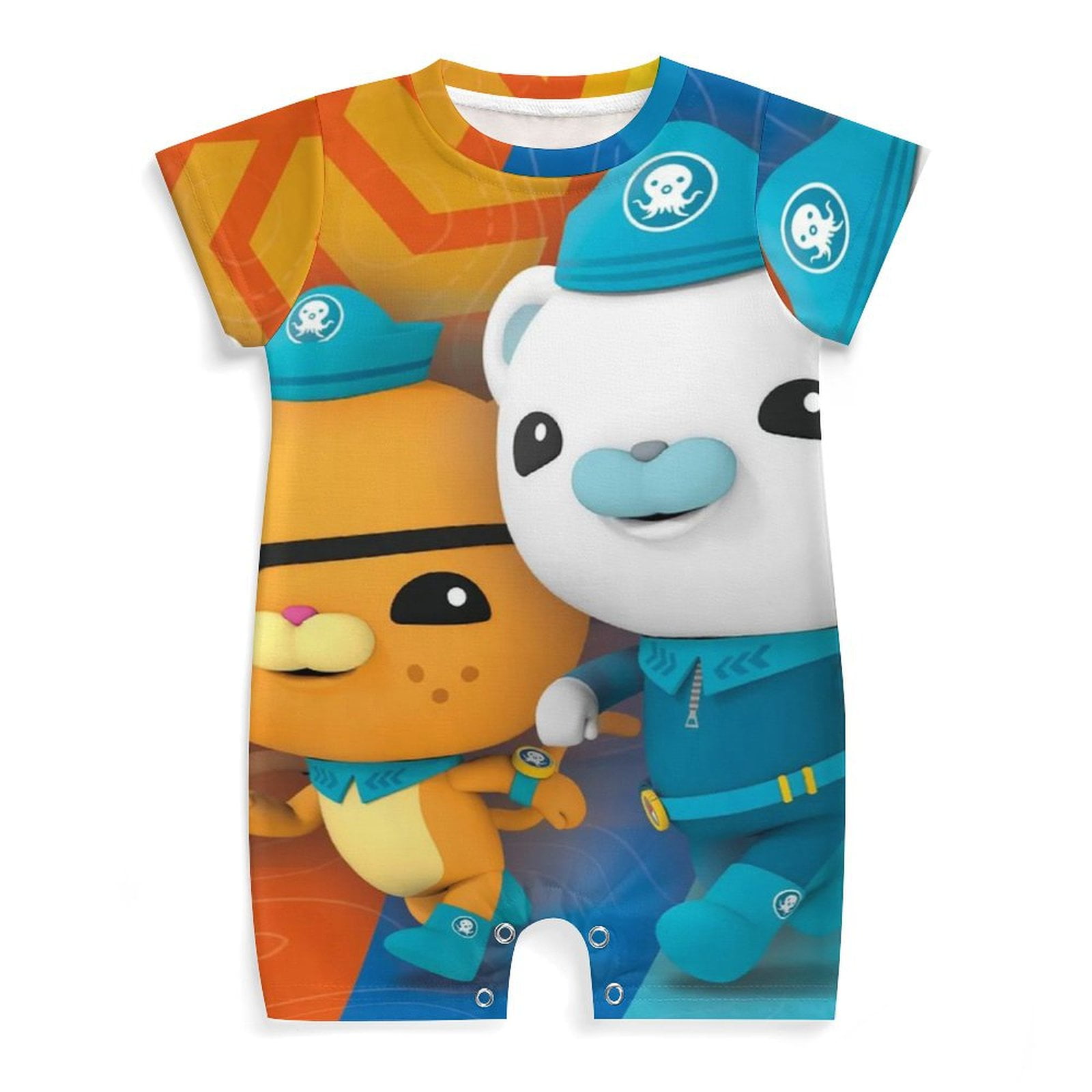 The Octonauts Baby Romper Jumpsuit Summer Short Sleeve One-Piece Outfit ...