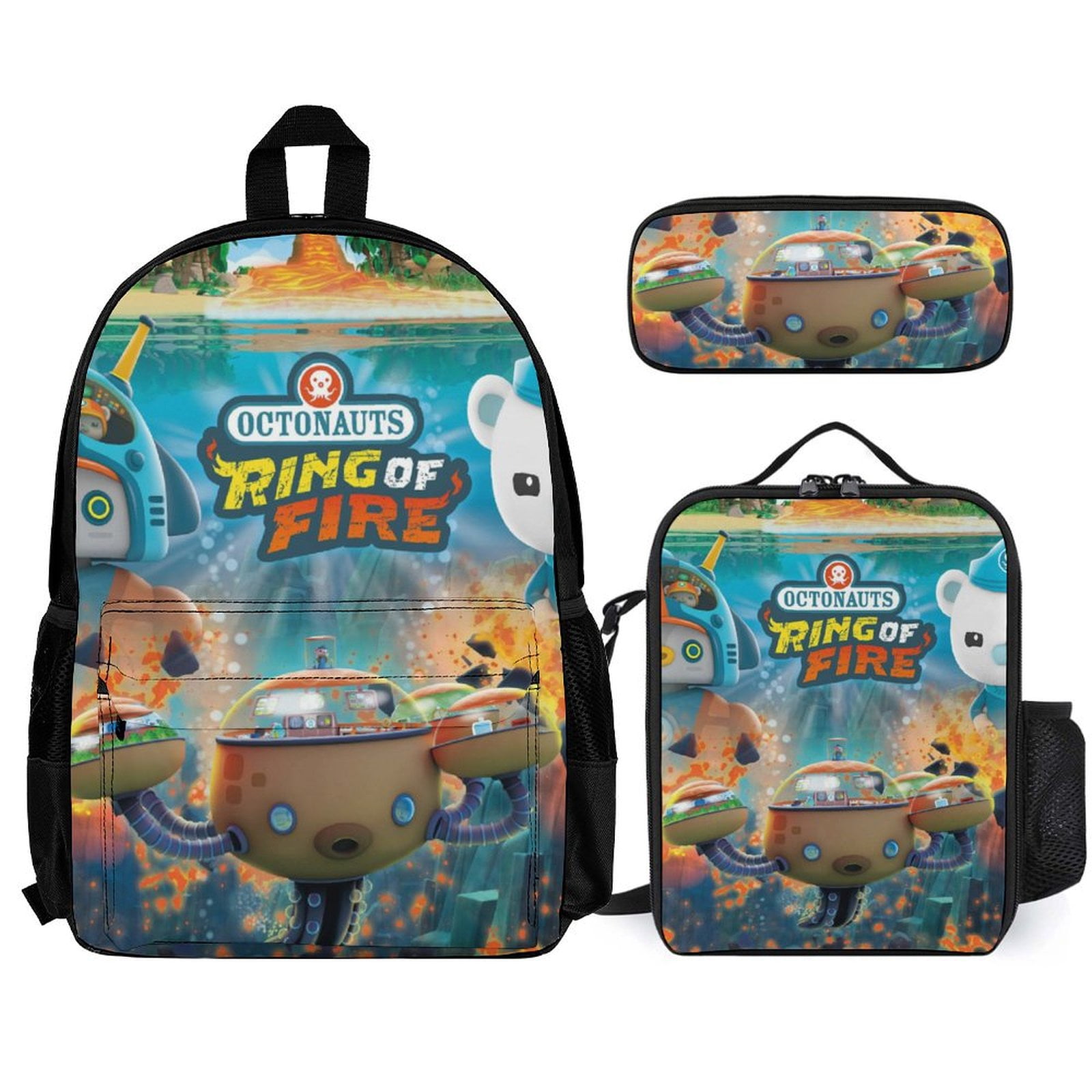 The Octonauts Backpack 3 Pieces Set With Lunch Bag And Pencil Case ...