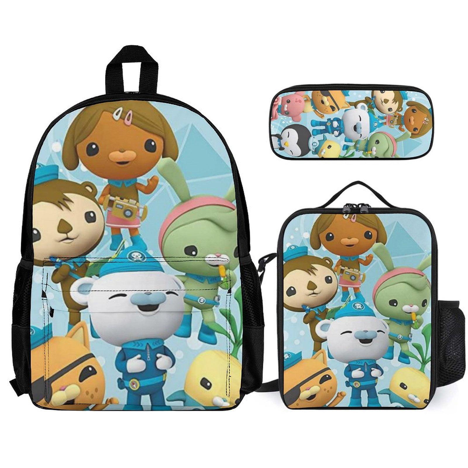 The Octonauts Backpack 3 Pieces Set With Lunch Bag And Pencil Case ...