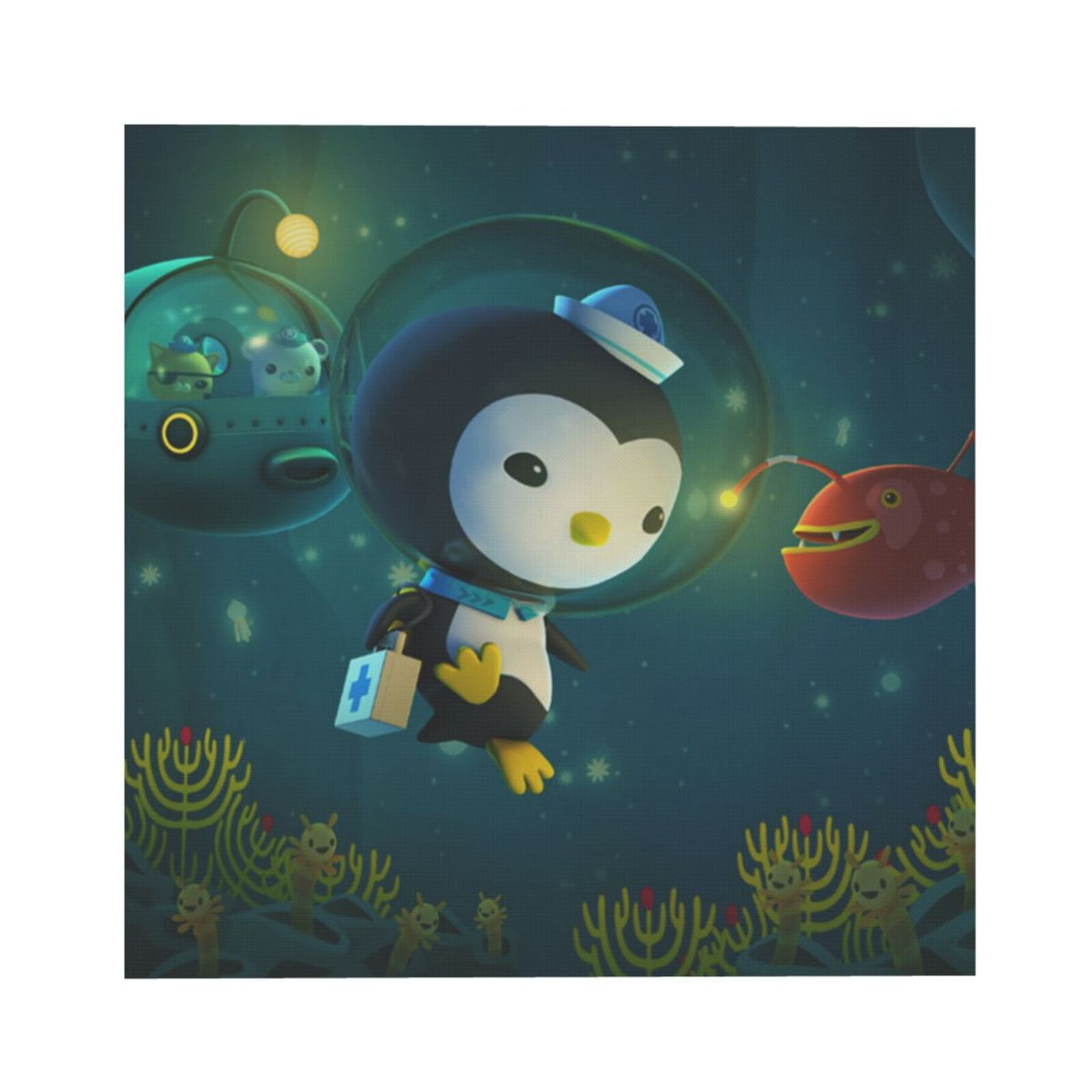 The Octonauts Canvas Decorative Poster Square Unframe Wall Poster Art ...