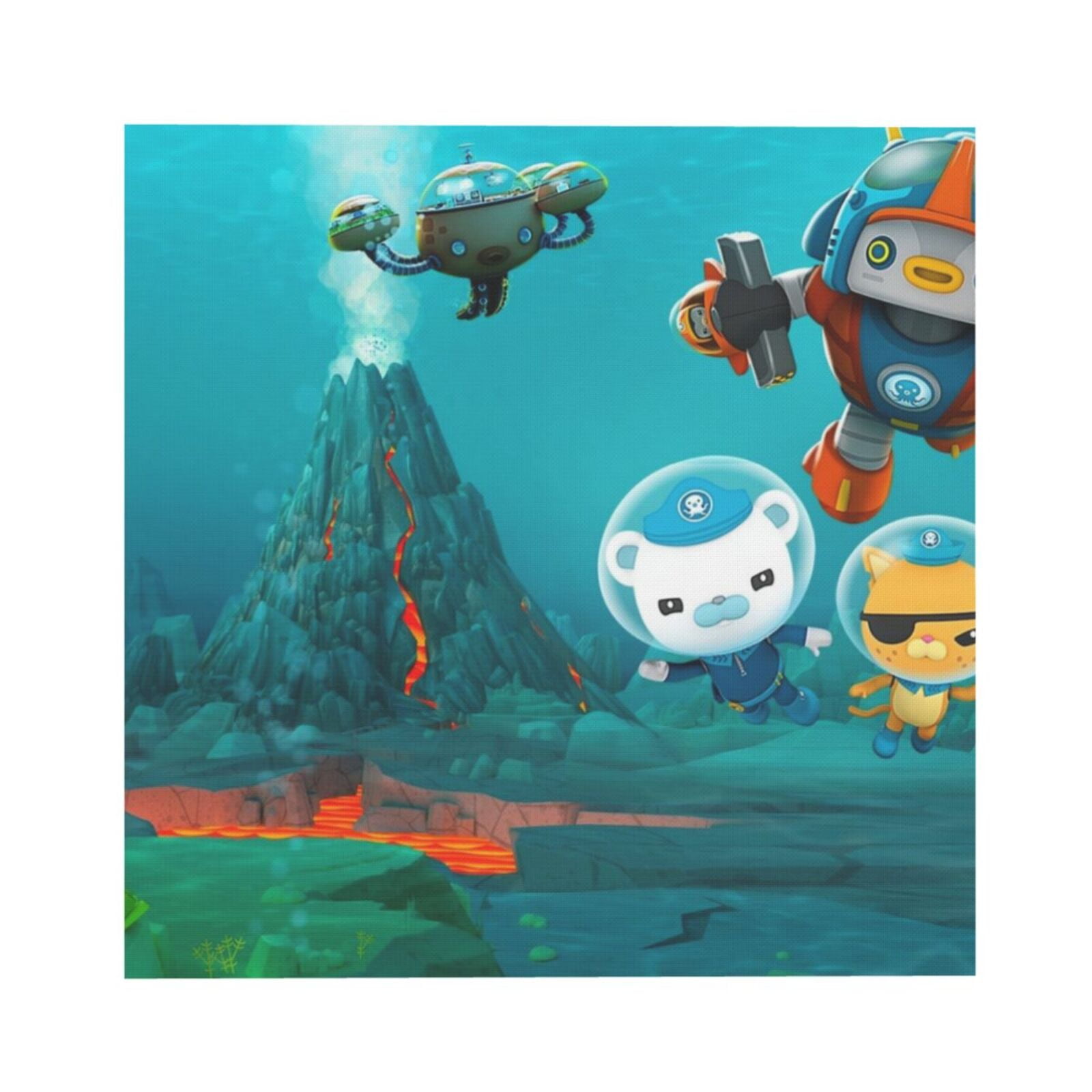 The Octonauts Canvas Decorative Poster Square Unframe Wall Poster Art ...