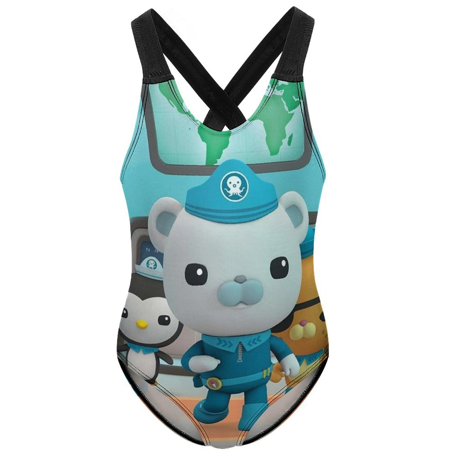 The Octonauts Cartoon Children's One-piece Swimsuit Summer Girl's ...