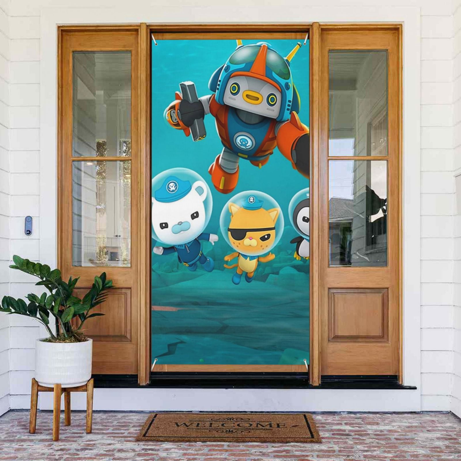 The Octonauts Cartoon Door Cover Decorated Banner Tapestry Holiday ...