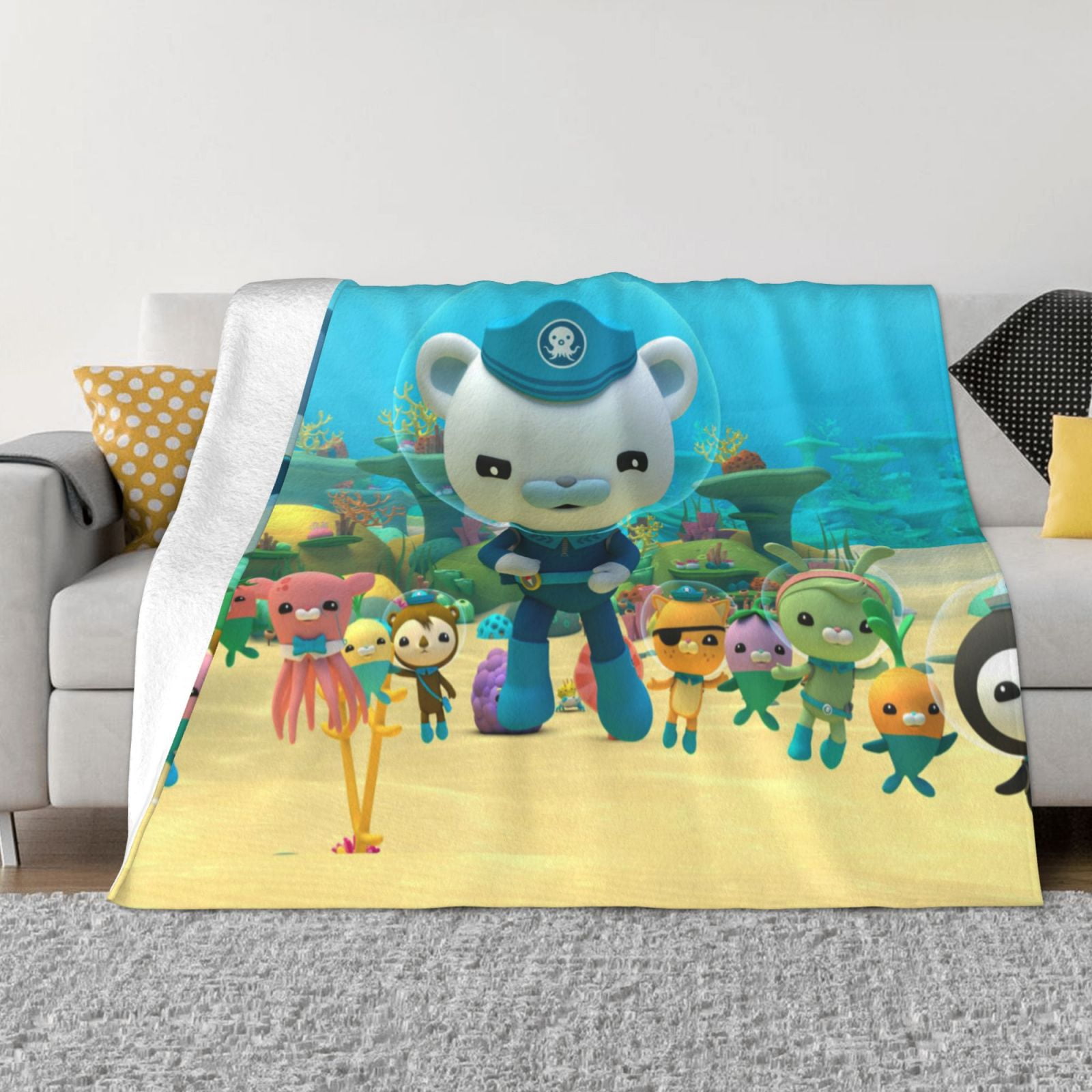The Octonauts Characters Blanket Cozy Ultra-Soft Micro Flannel Fleece ...