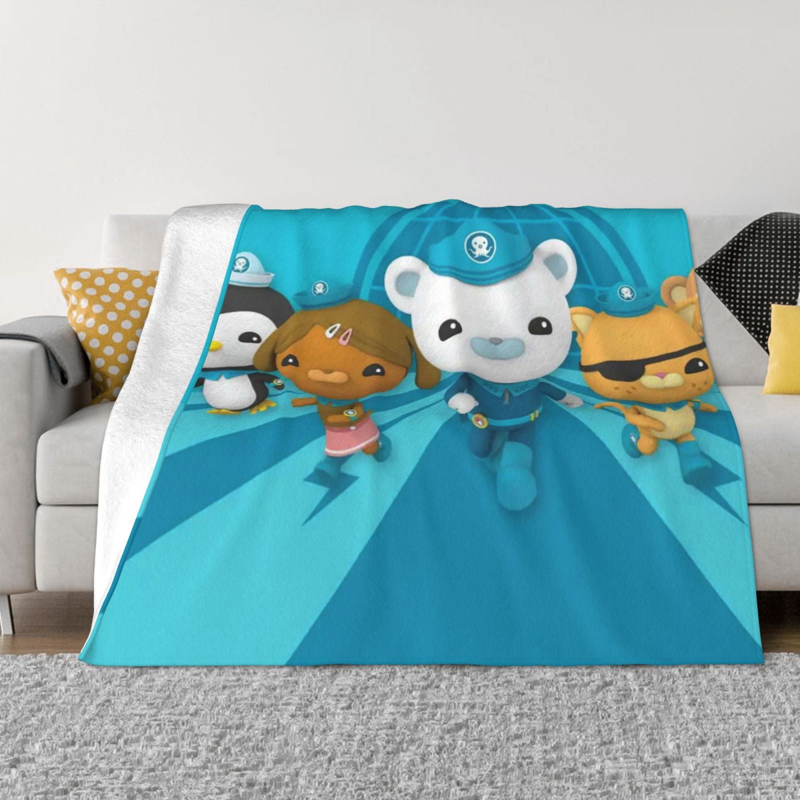 The Octonauts Characters Blanket Cozy Ultra-Soft Micro Flannel Fleece ...