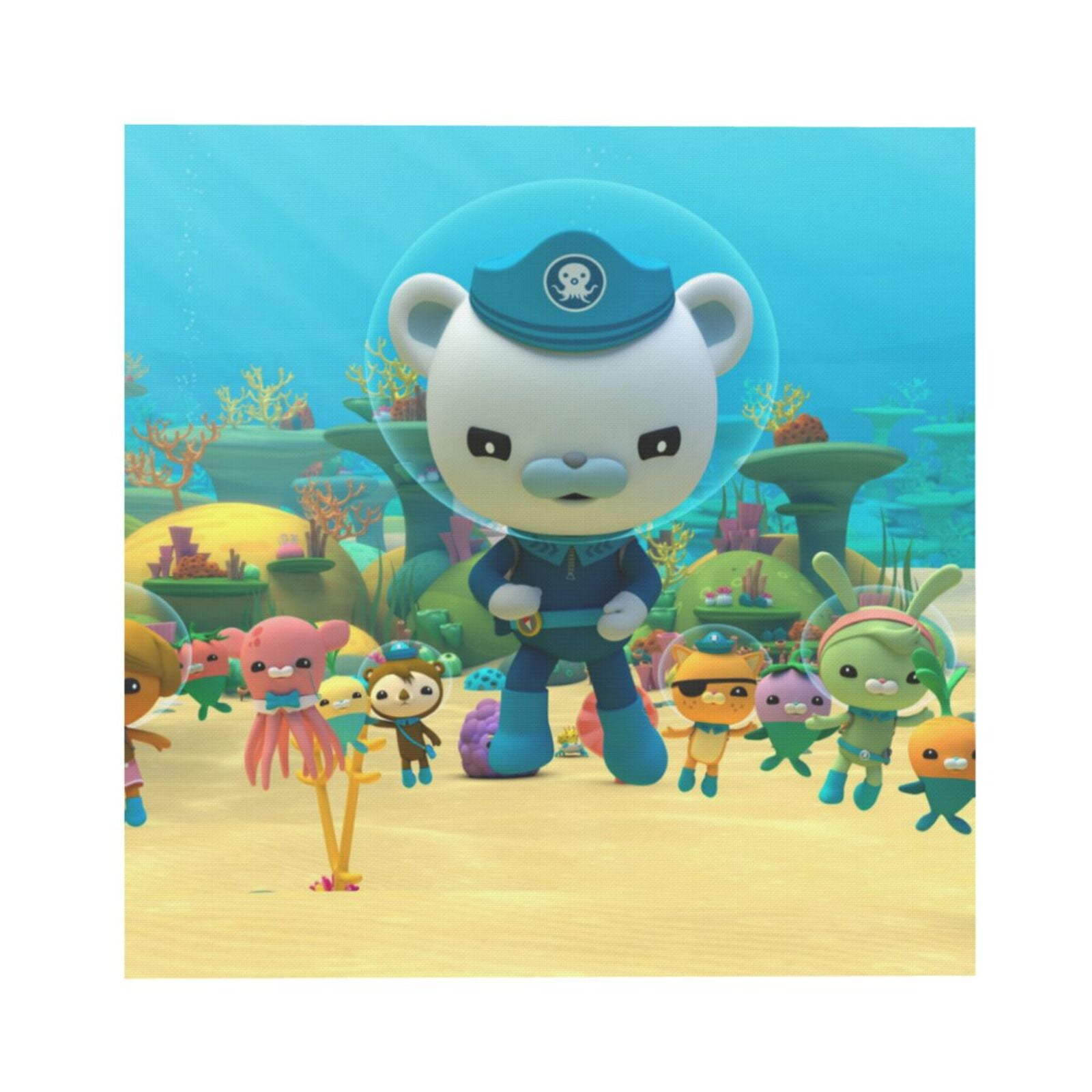 The Octonauts Characters Canvas Decorative Poster Square Unframe Wall ...
