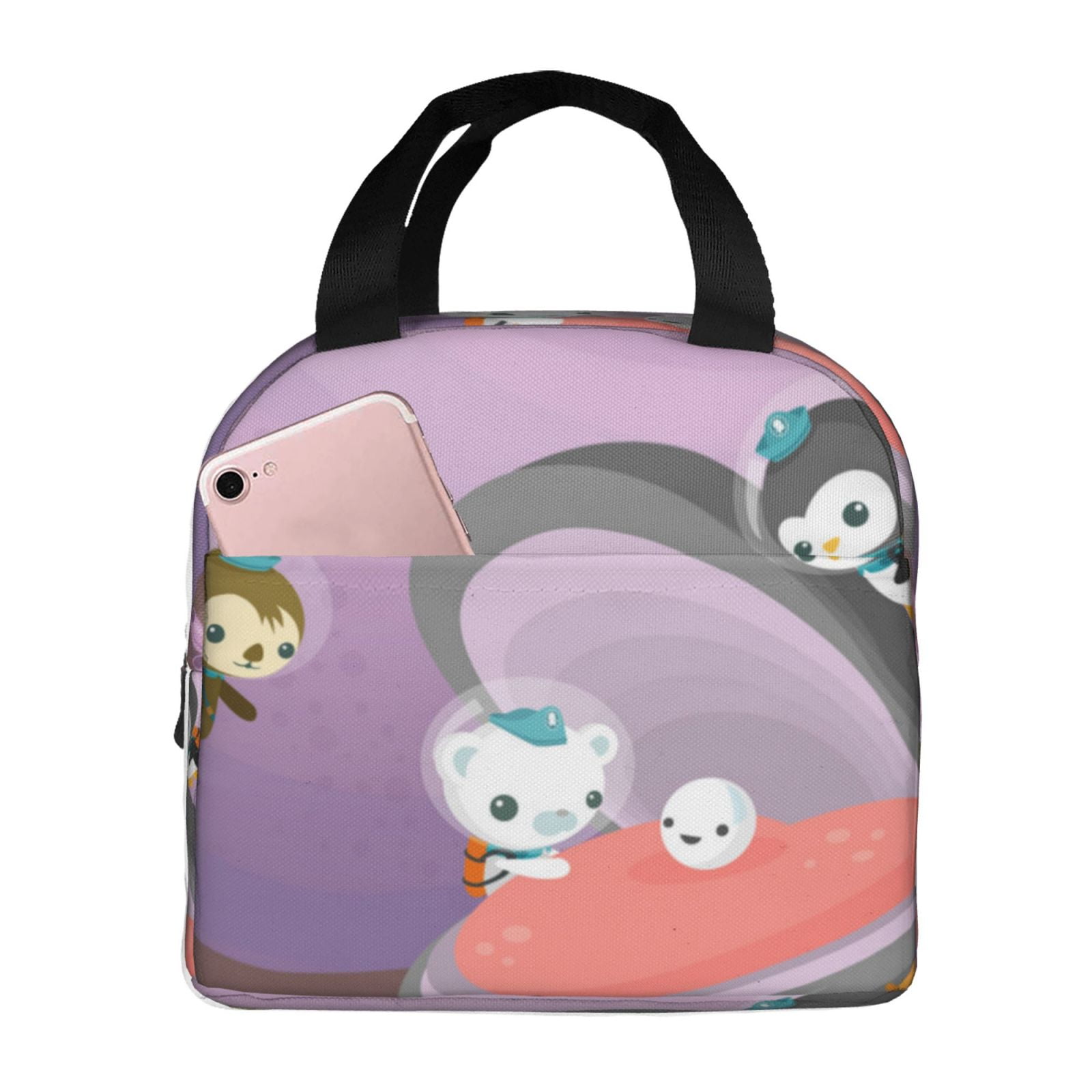 The Octonauts Characters Insulated Lunch Bag Portable Lunchbag Reusable ...
