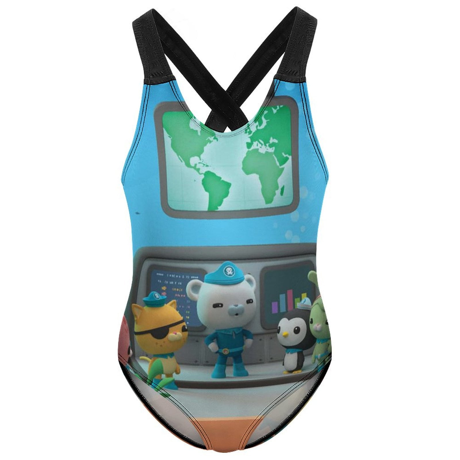 The Octonauts Children's One-piece Swimsuit Summer Girl's Swimming Pool ...