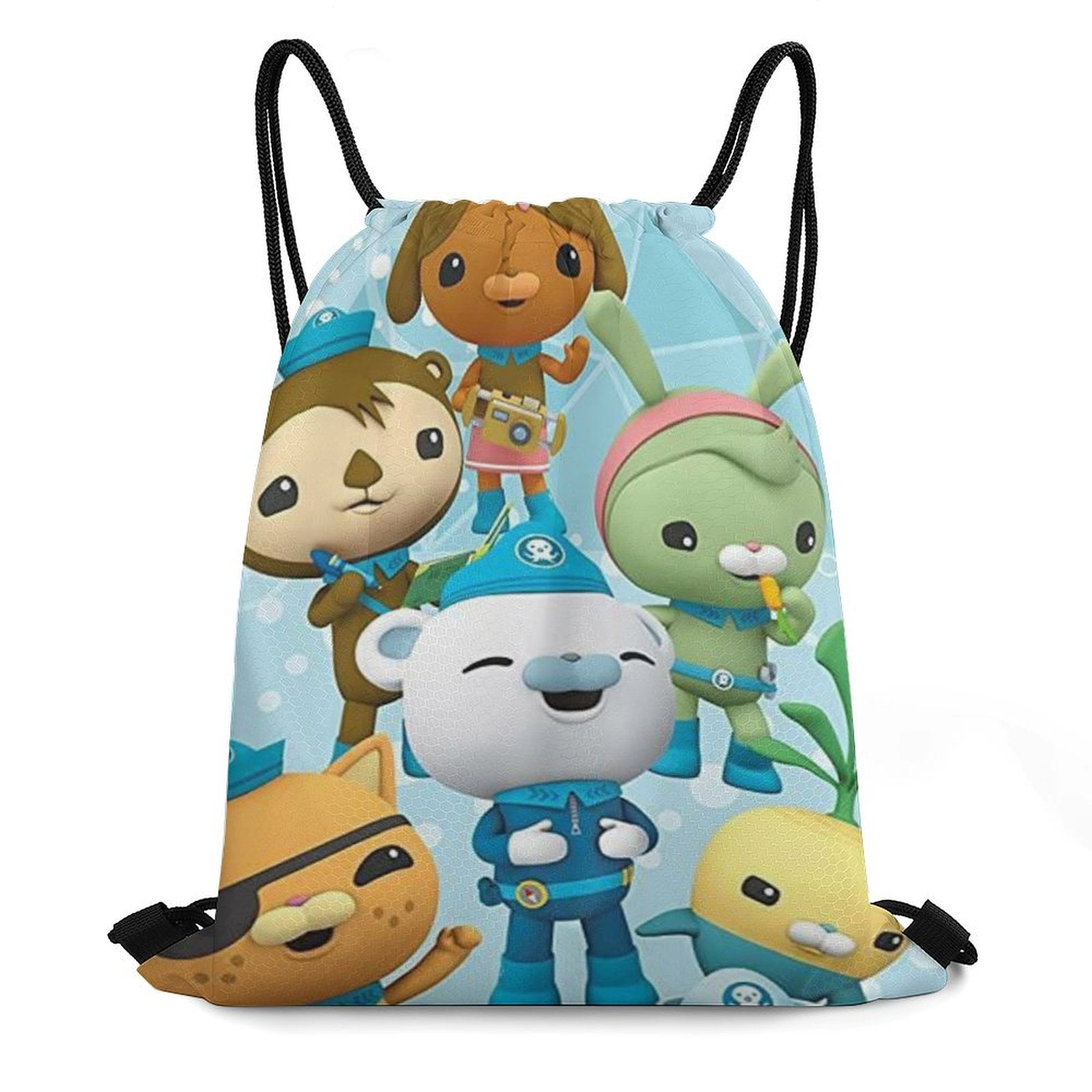 The Octonauts Drawstring Backpacks Gym Athlete Bag Draw String Bags for ...