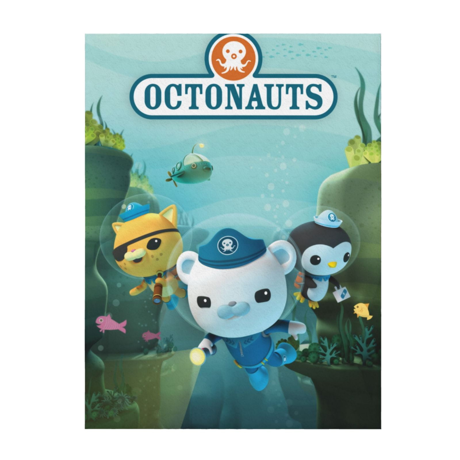 The Octonauts Flannel Blanket Soft Lightweight Plush Fuzzy Cozy Luxury ...