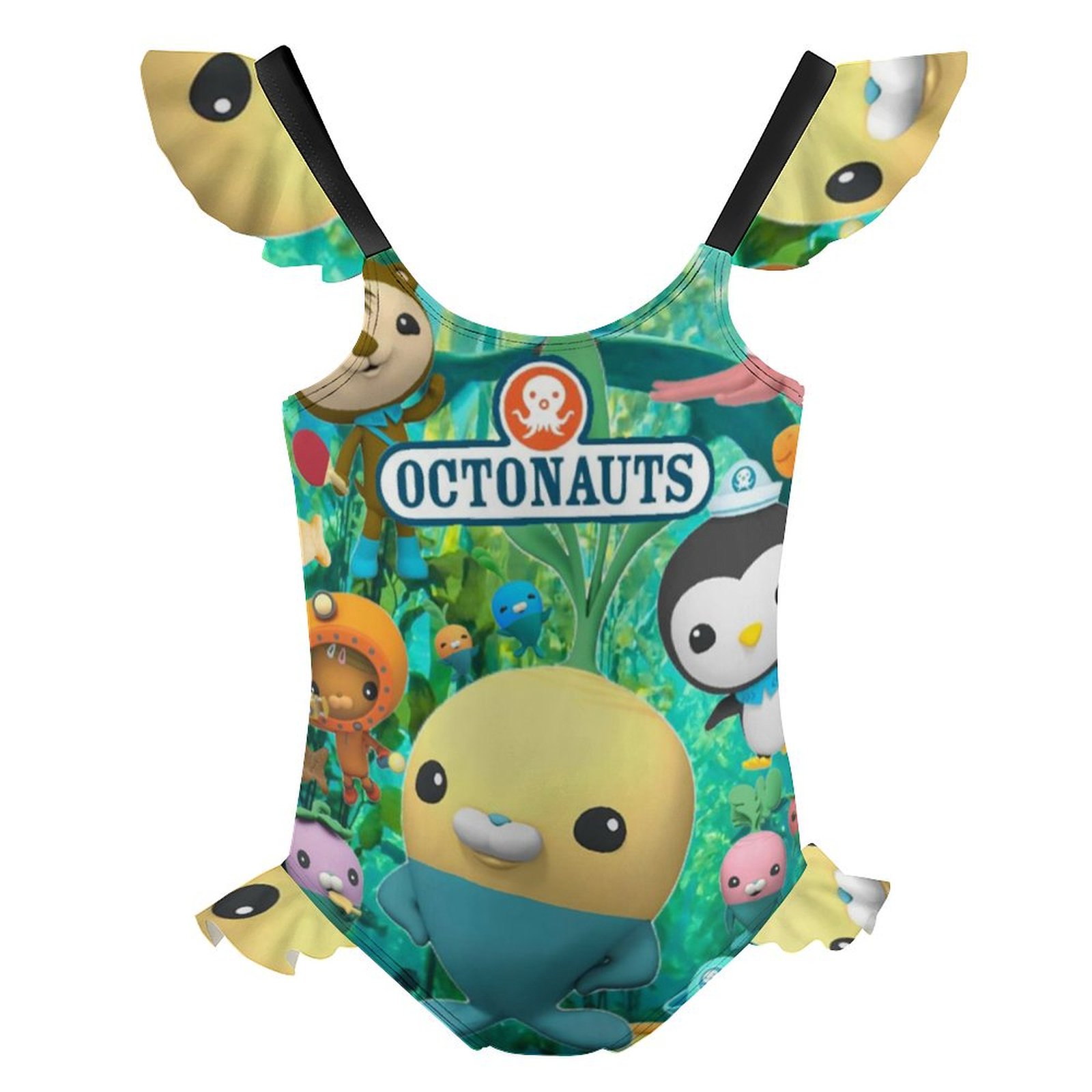 The Octonauts Girls Swimsuit Ruffle One-piece Beachwear Kids Cute ...