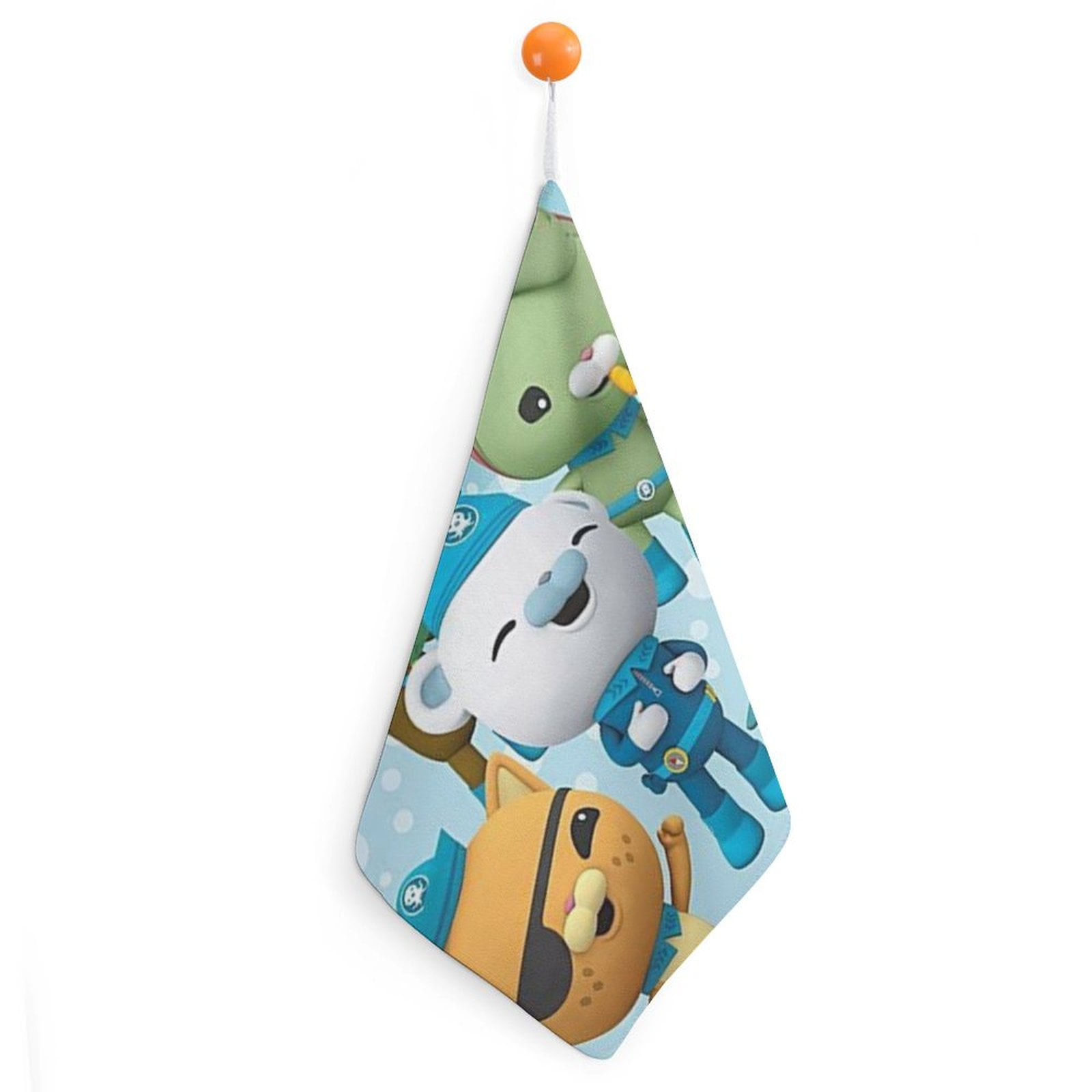 The Octonauts Hand Towels Ultra-Lightweight Compact Travel Towel with Hang Loop, Kitchen Hand ...