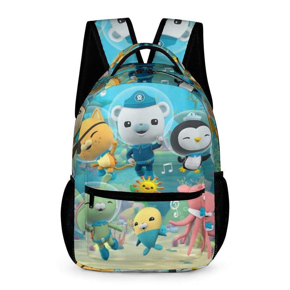 The Octonauts Shoulder Backpack Casual Rucksack Bookbag Lightweight ...