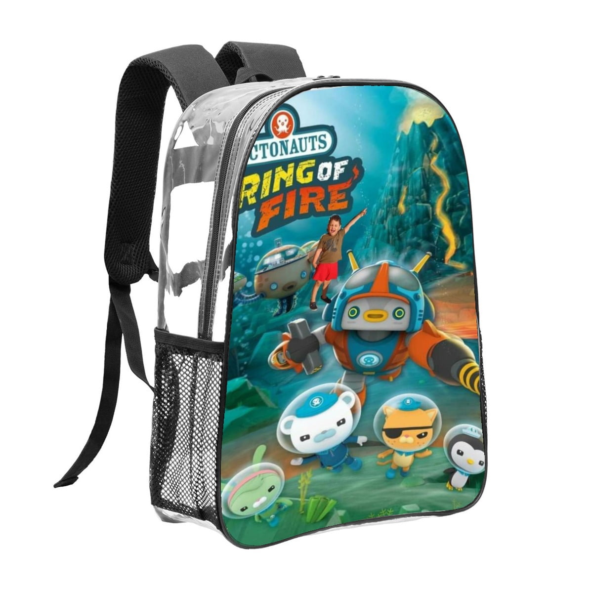 The Octonauts Pattern Transparent Backpack Lightweight And fashionable ...