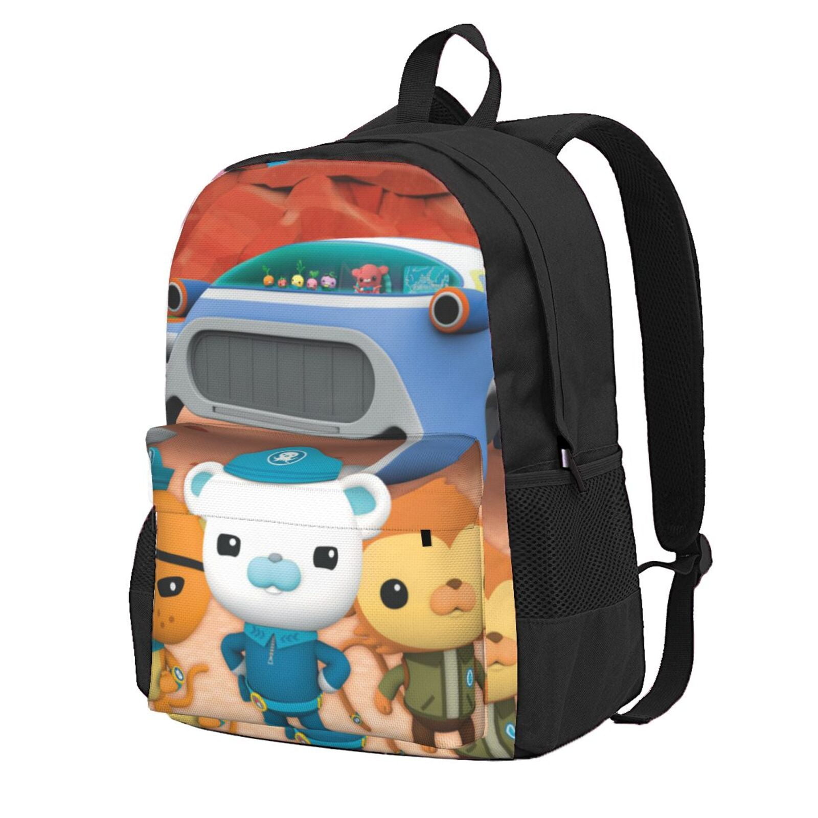 The Octonauts Poster Casual Daypack Laptop Backpack Student School Bag ...