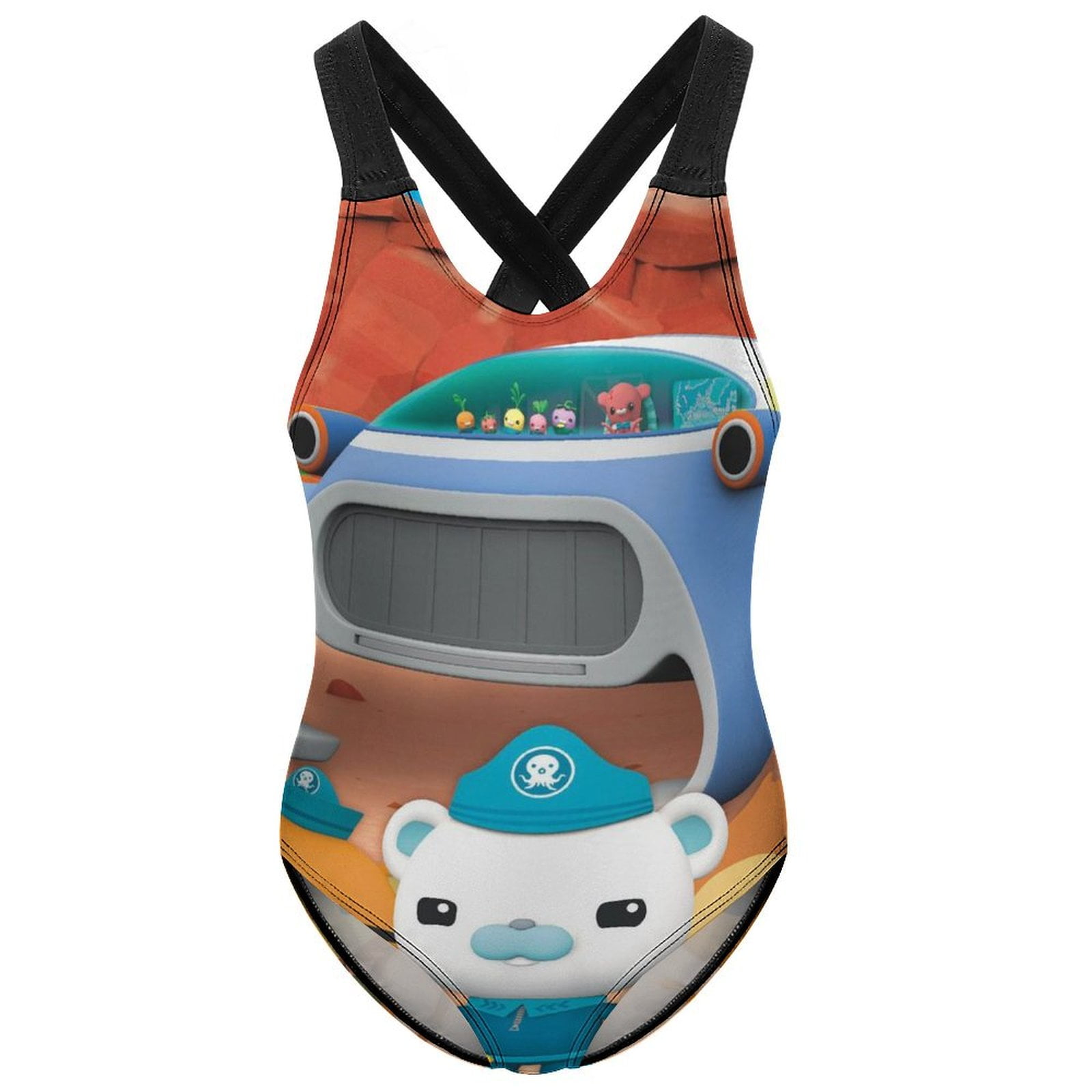 The Octonauts Poster Children's One-piece Swimsuit Summer Girl's ...