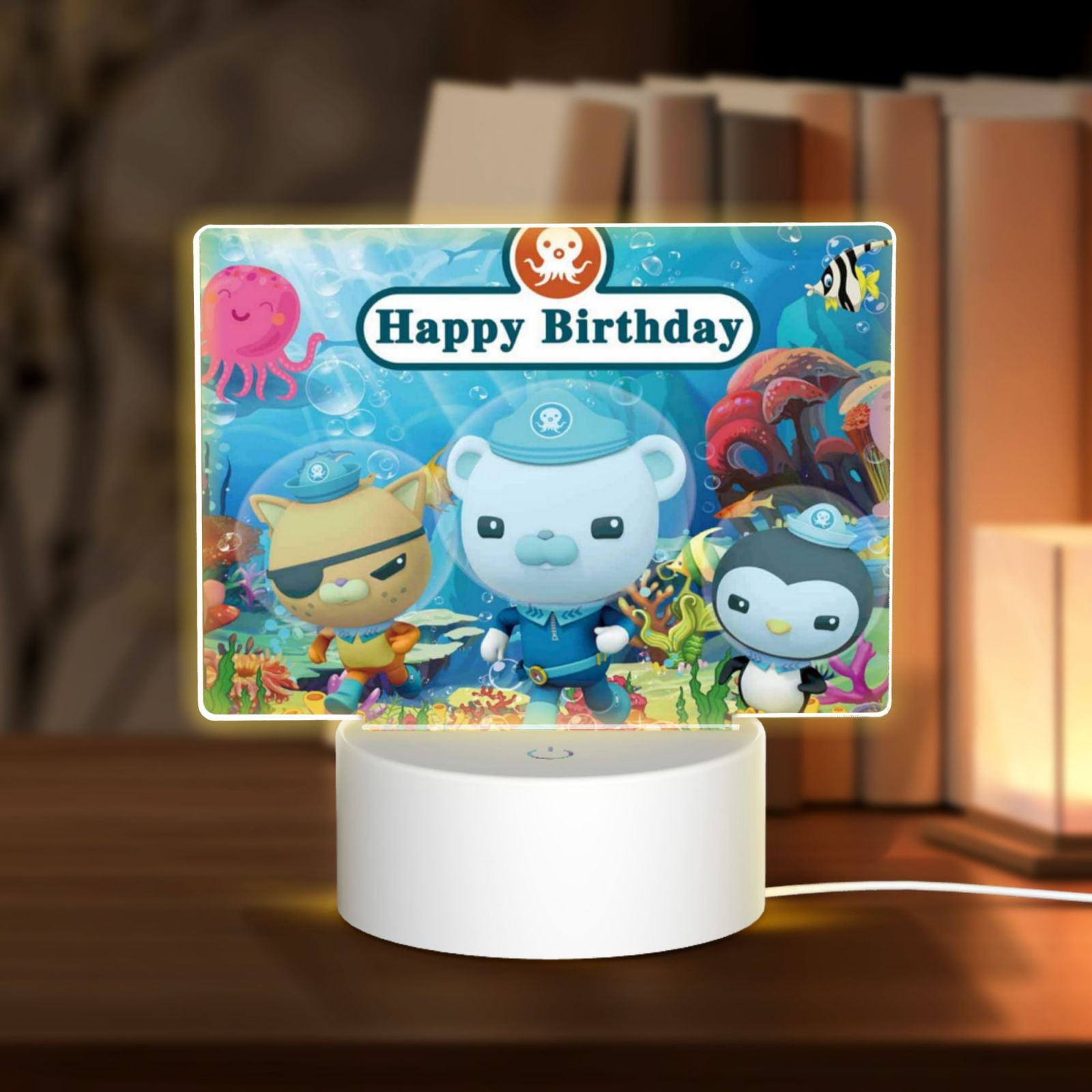 The Octonauts Season Rectangular Acrylic Night Light USB Cable Lamp ...