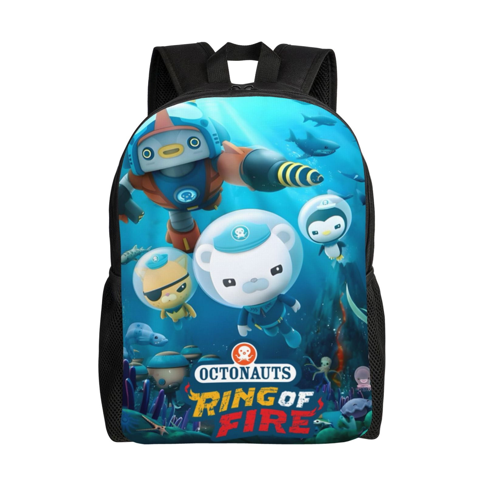 The Octonauts Shoulder Backpack Daypack 3D Printing Backpack Travel ...