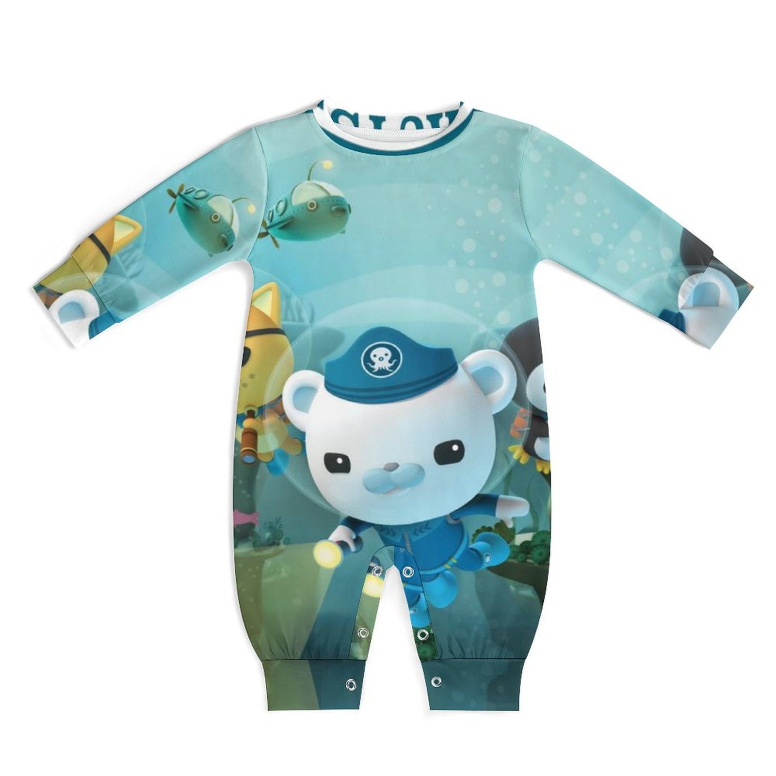 The Octonauts Unisex Baby Boy Girl Rompers Long Sleeve Infant Jumpsuits ...
