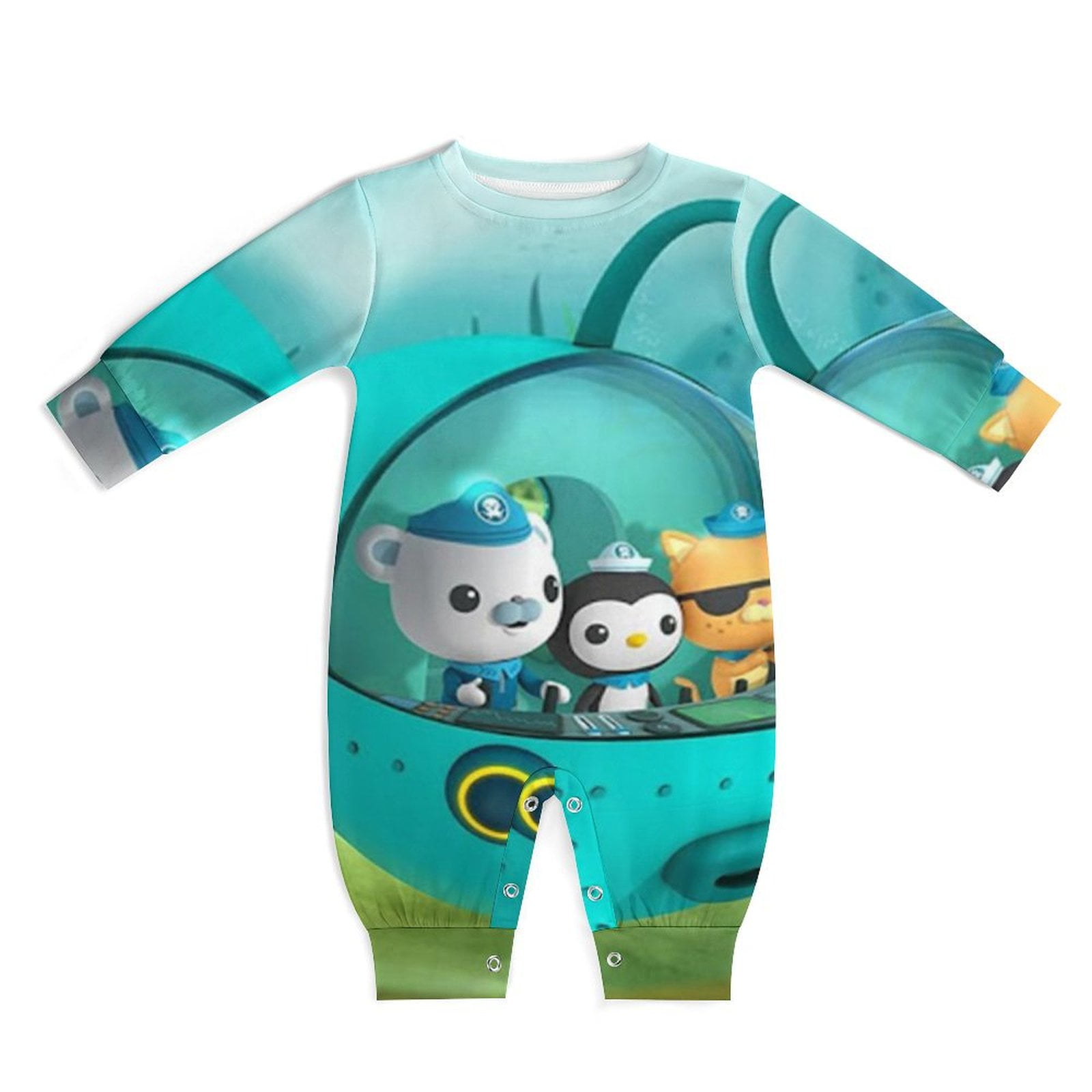 The Octonauts Unisex Baby Boy Girl Rompers Long Sleeve Infant Jumpsuits ...