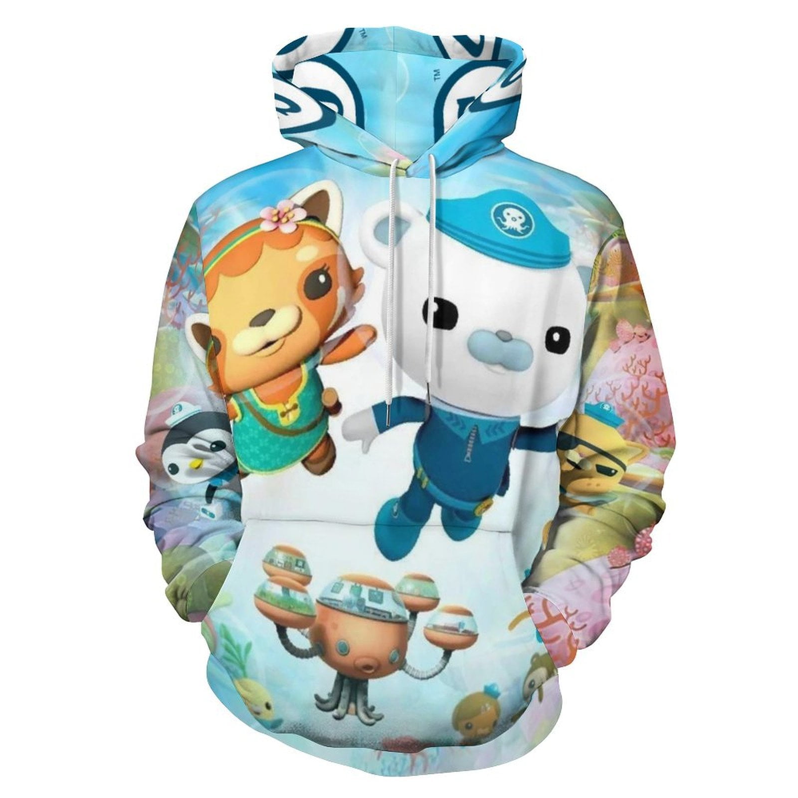 The Octonauts Unisex Sweatshirts Loose Pullover Sweater Hooded Hoodie ...