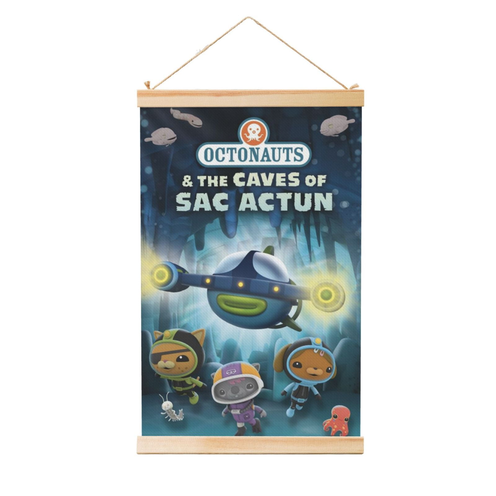 The Octonauts Wooden Shaft Hanging Poster Home Decor Poster Wall Art ...