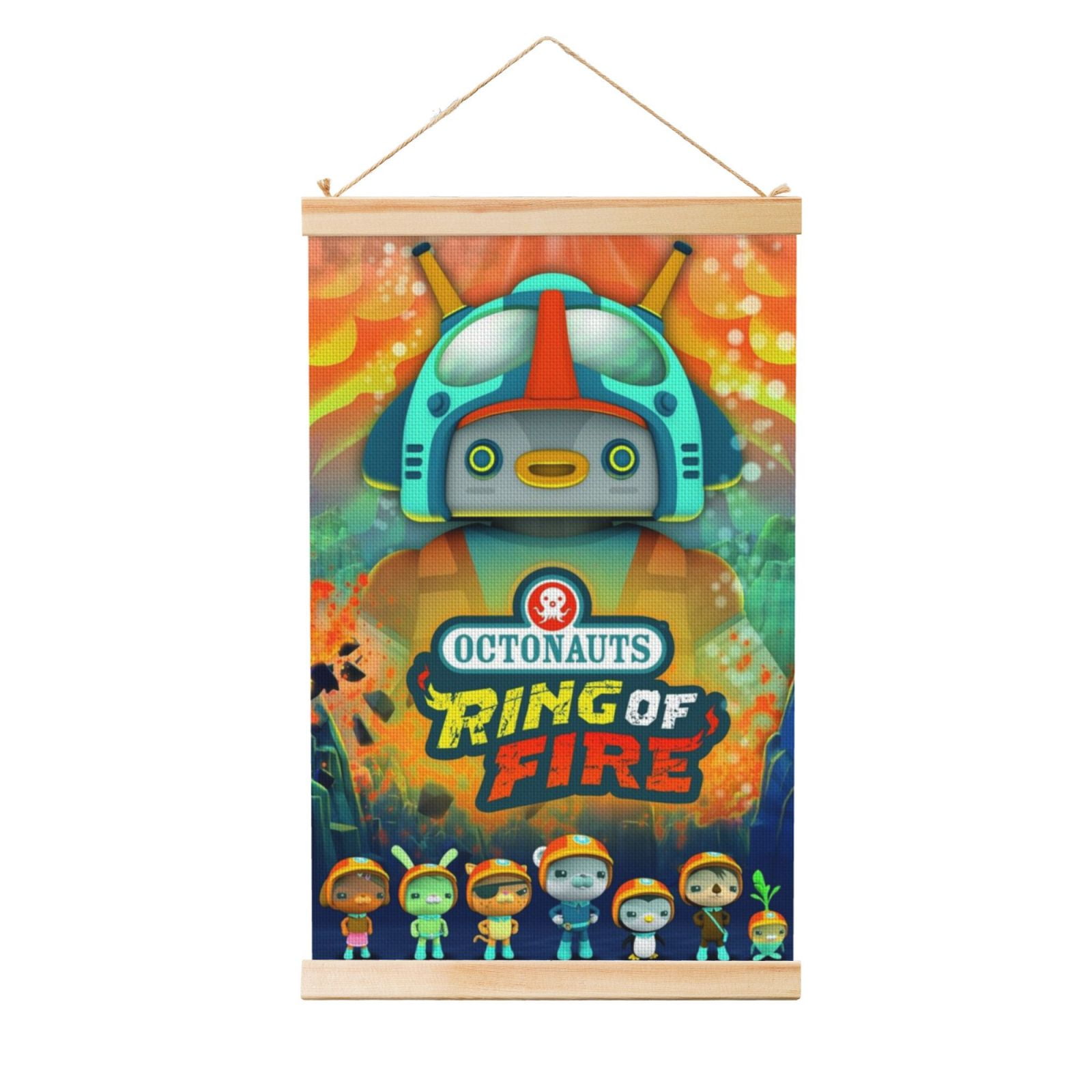 The Octonauts Wooden Shaft Hanging Poster Home Decor Poster Wall Art ...