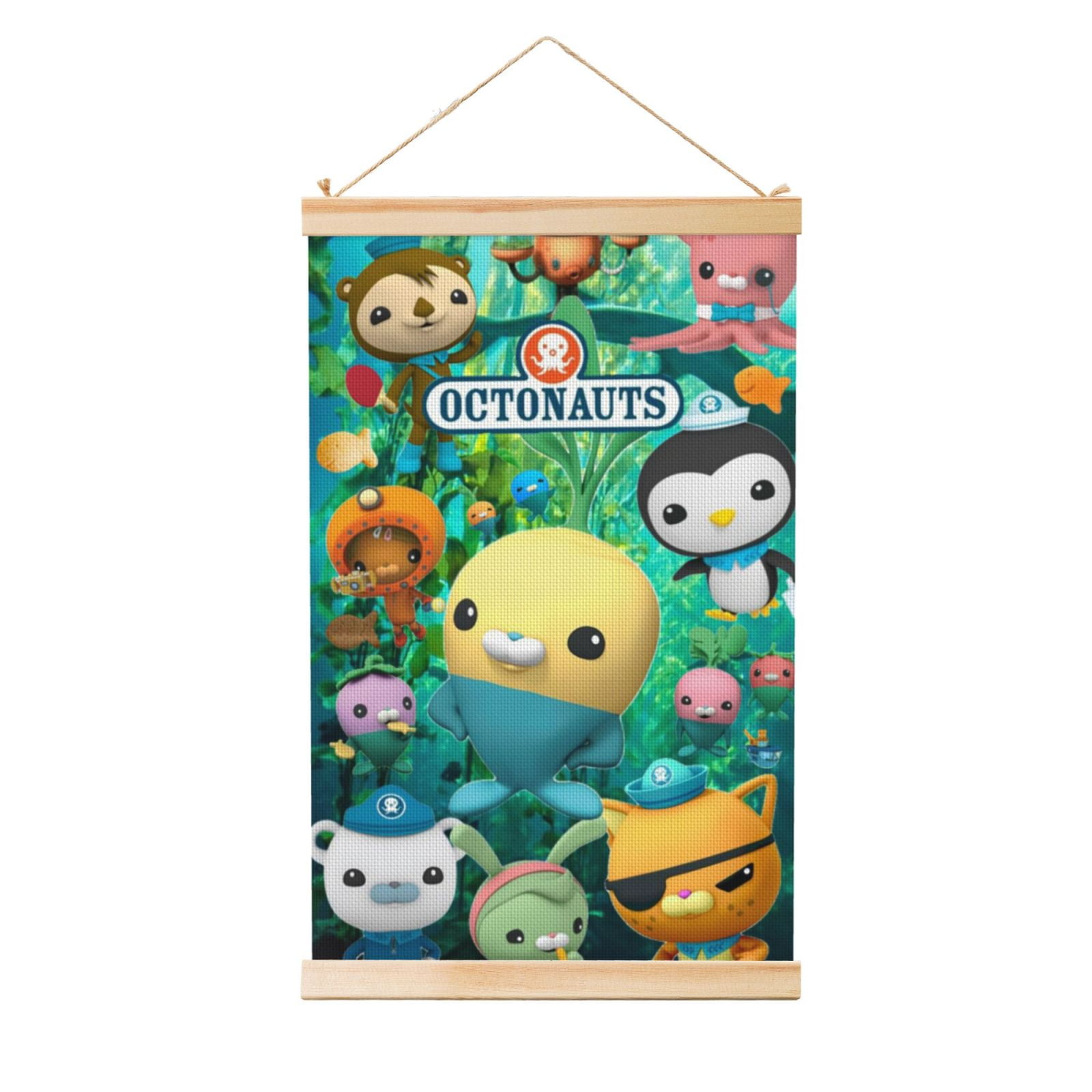 The Octonauts Wooden Shaft Hanging Poster Home Decor Poster Wall Art ...