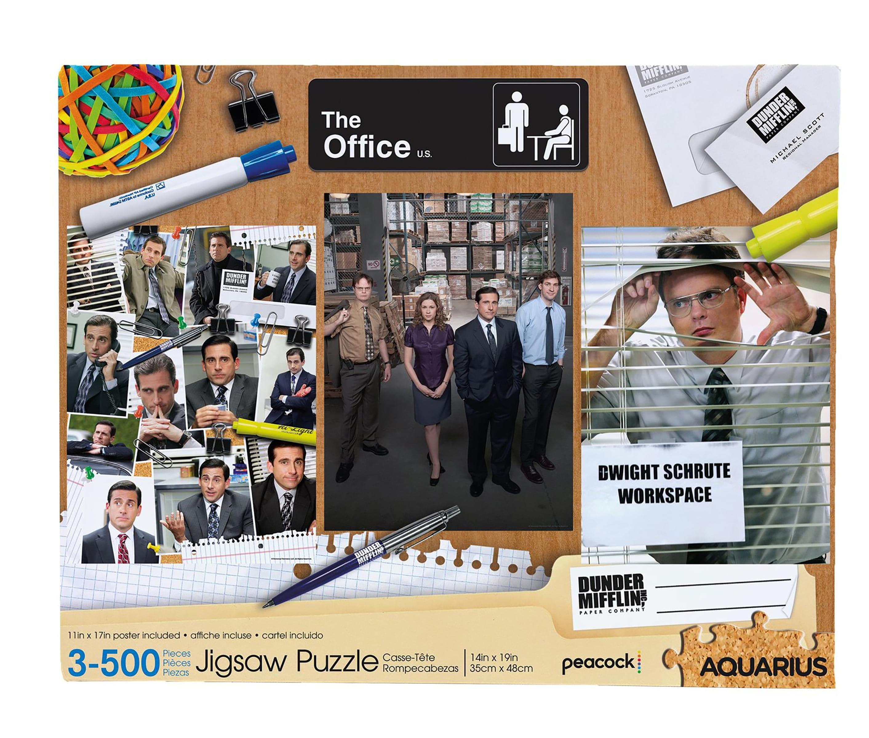 The Office 500 Piece Jigsaw Puzzle 3-Pack - Walmart.com