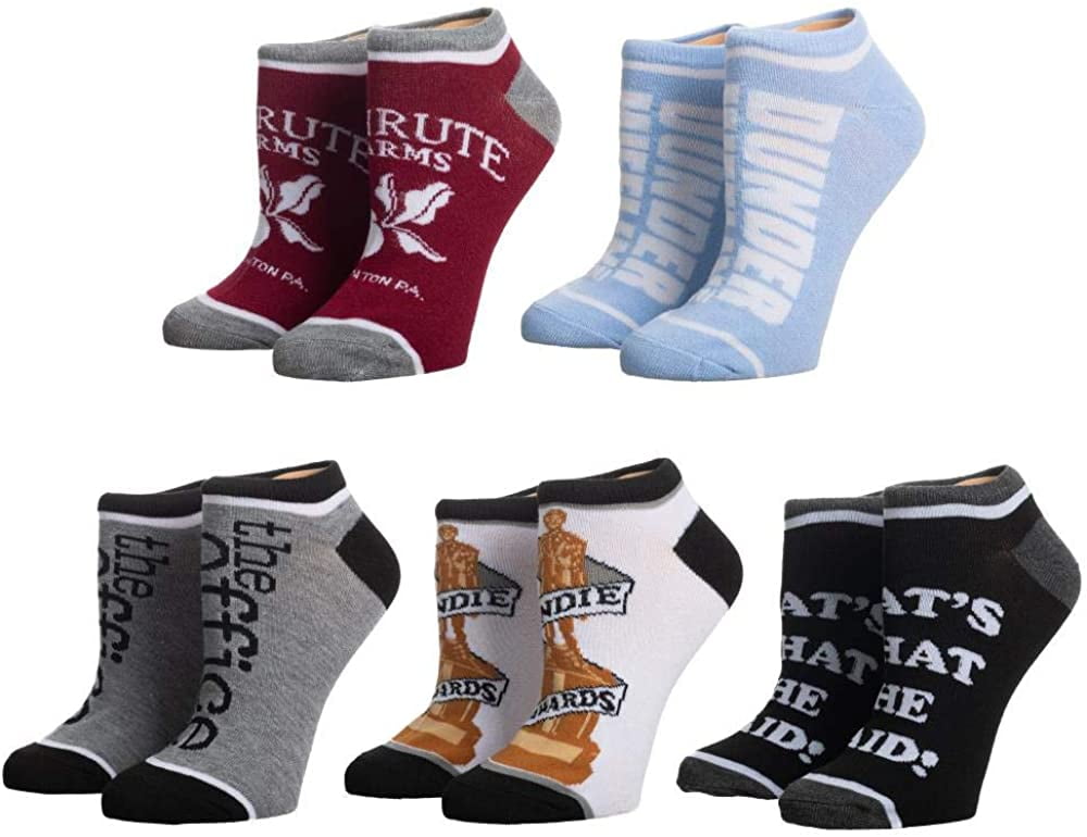 The Office Ankle Sock Set for Women 5-Pack - Walmart.com