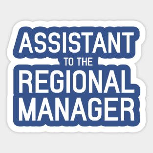 The Office Assistant To The Regional Manager Sticker Phone Decal Water ...