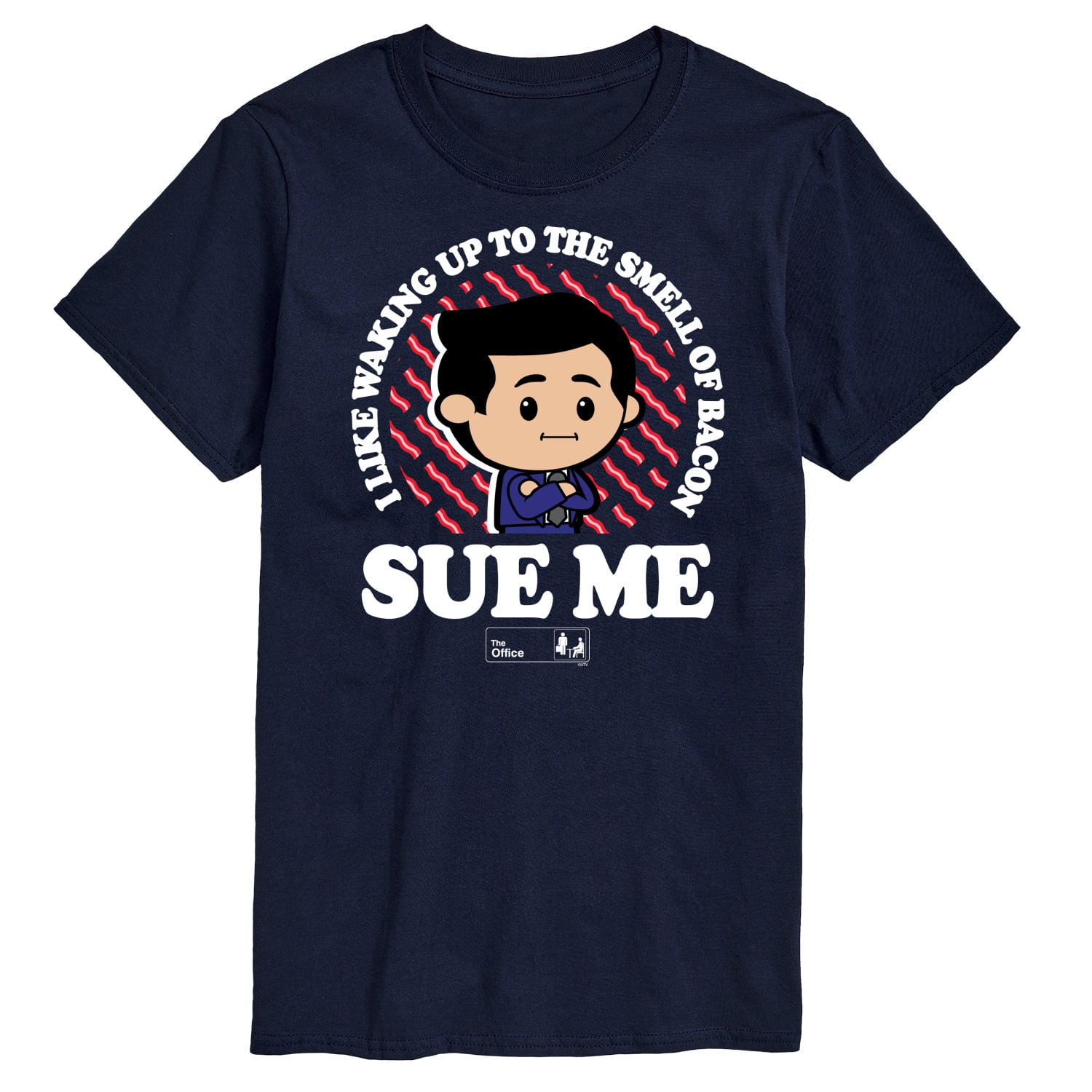 The Office - Bacon Sue Me - Men's Short Sleeve Graphic T-Shirt ...