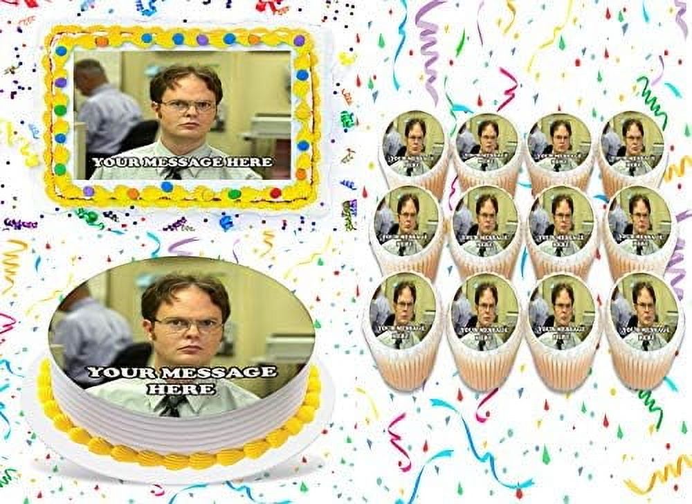 The Office Cake Topper Edible Image Cupcakes Frosting Sugar Sheet (8" X 11" Cake Topper ...