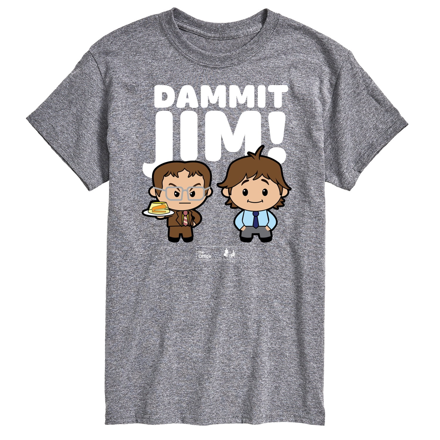 The Office - Dammit Jim - Men's Short Sleeve Graphic T-Shirt - Walmart.com