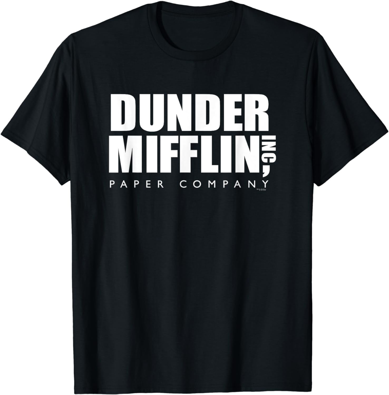 The Office Dunder Mifflin Official Short Sleeve T-Shirt - Walmart.com