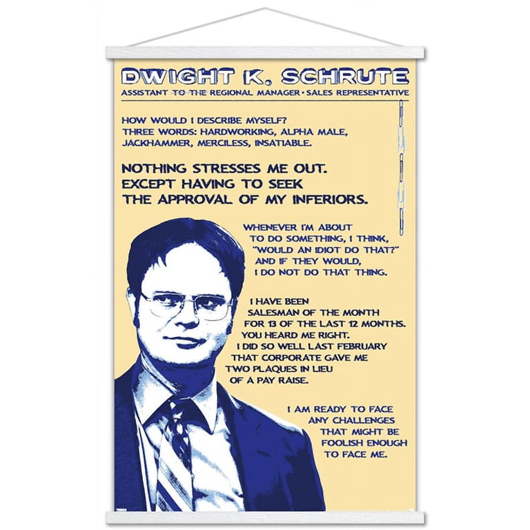 Dwight Schrute Poster The Office Dwight Schrute Poster Dwight Poster