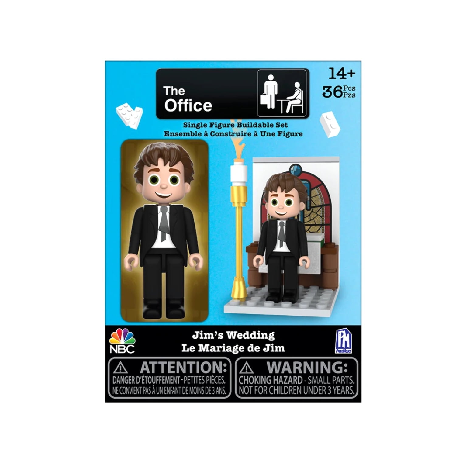 The Office - Jim's Wedding Buildable Set (One Figure, 36 Pieces ...