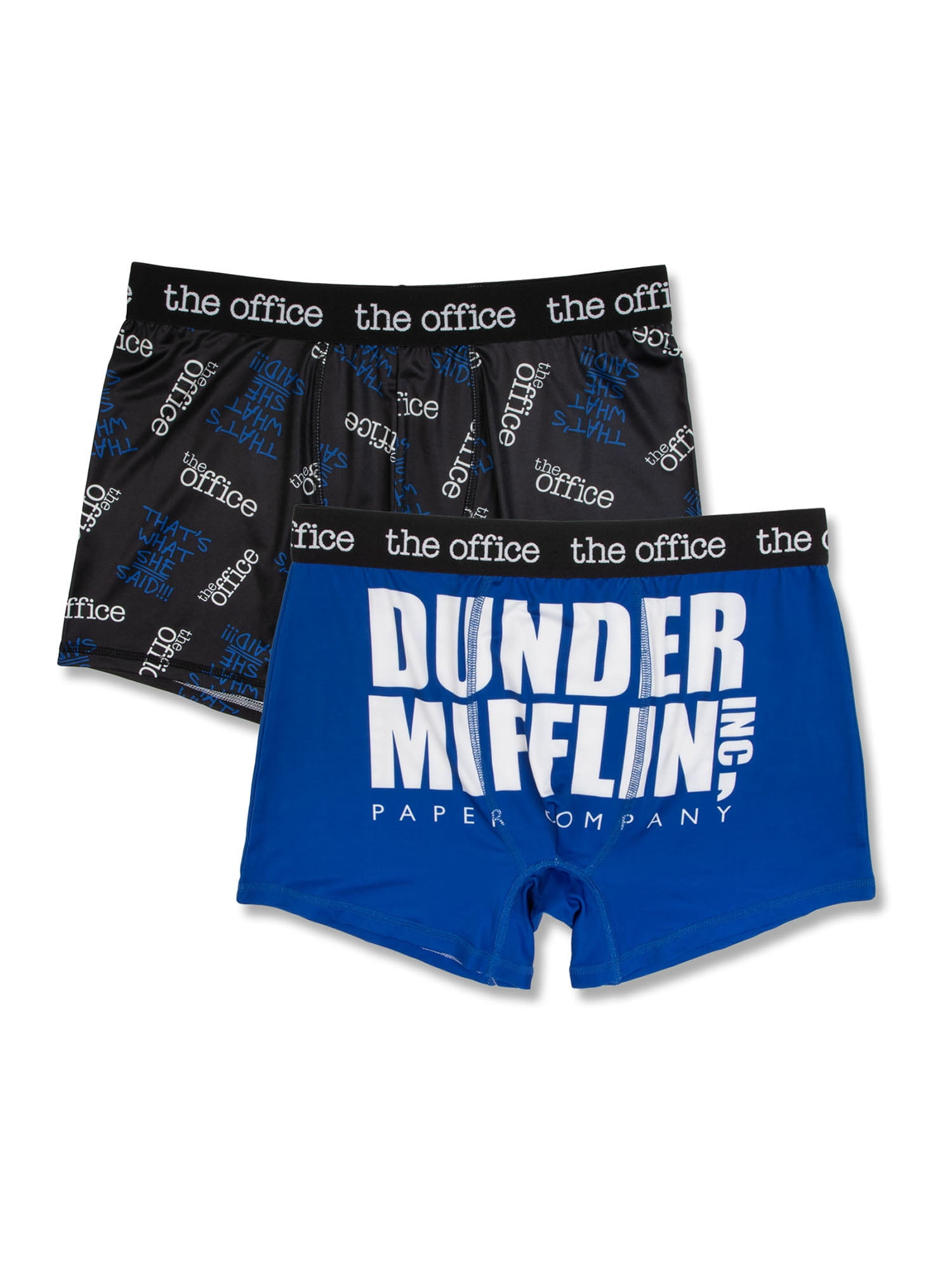The Office Men's 2 Pack Poly Boxers - Walmart.com